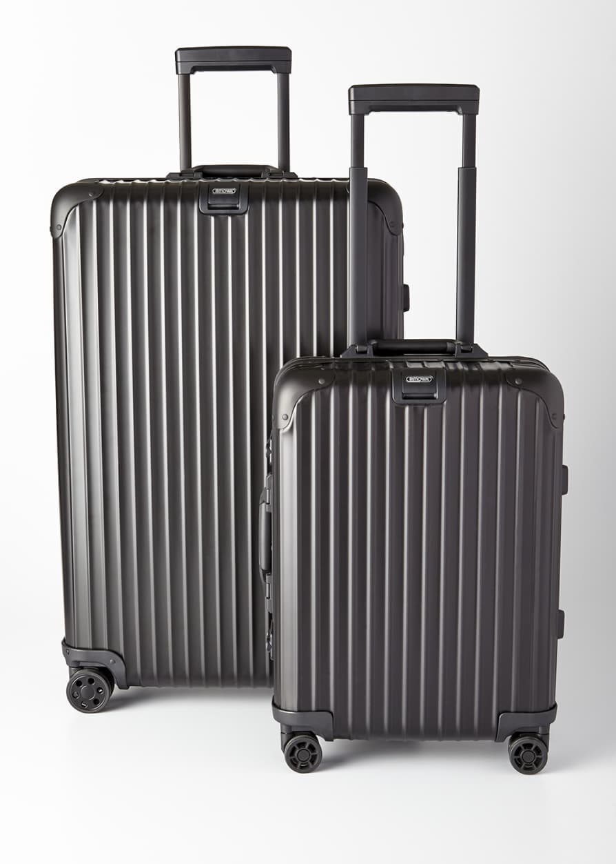 Rimowa Topas Stealth Luggage, Locks & Handles on Left Side & Matching ...