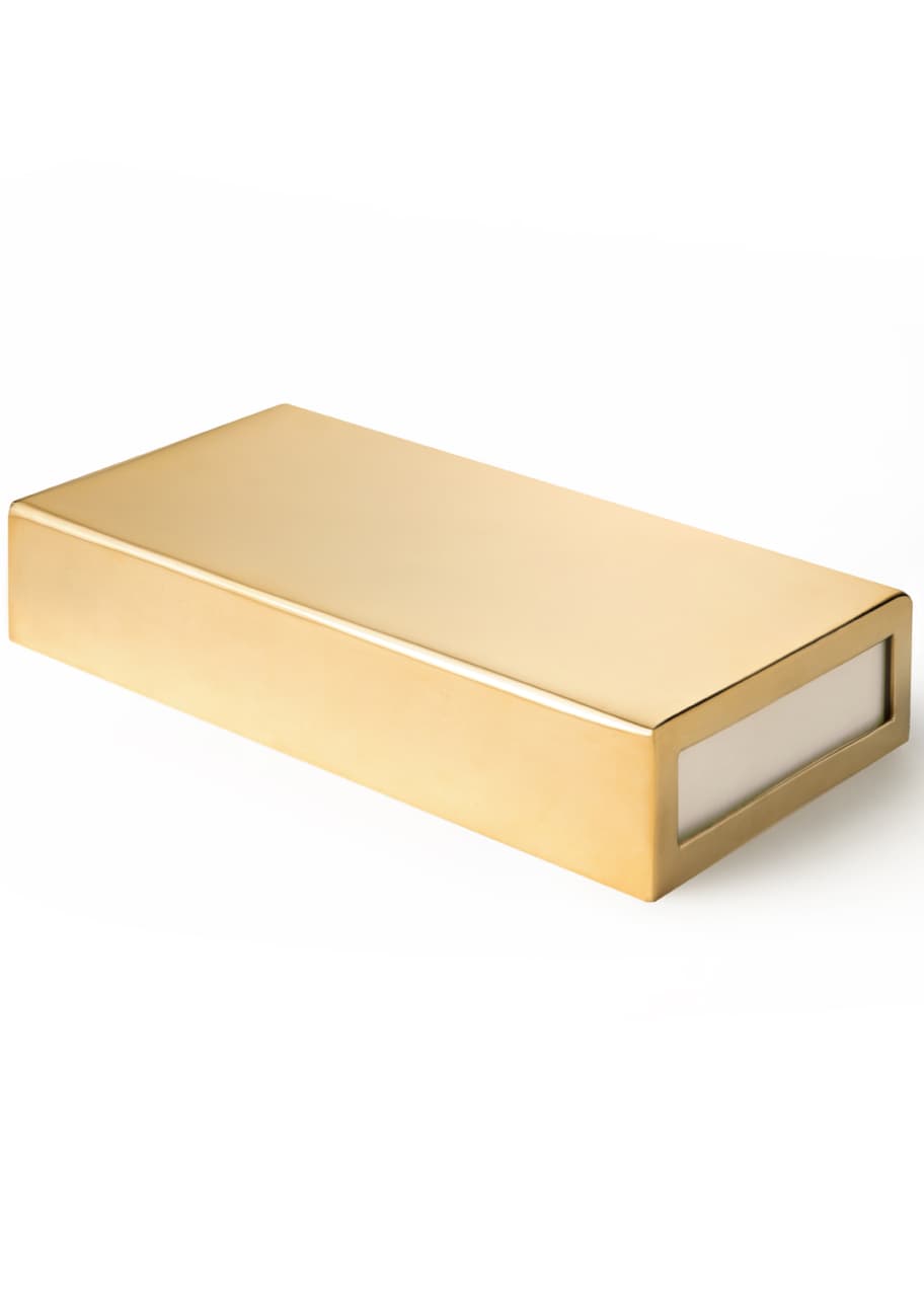 AERIN Oversized Gold Matchbox - Bergdorf Goodman