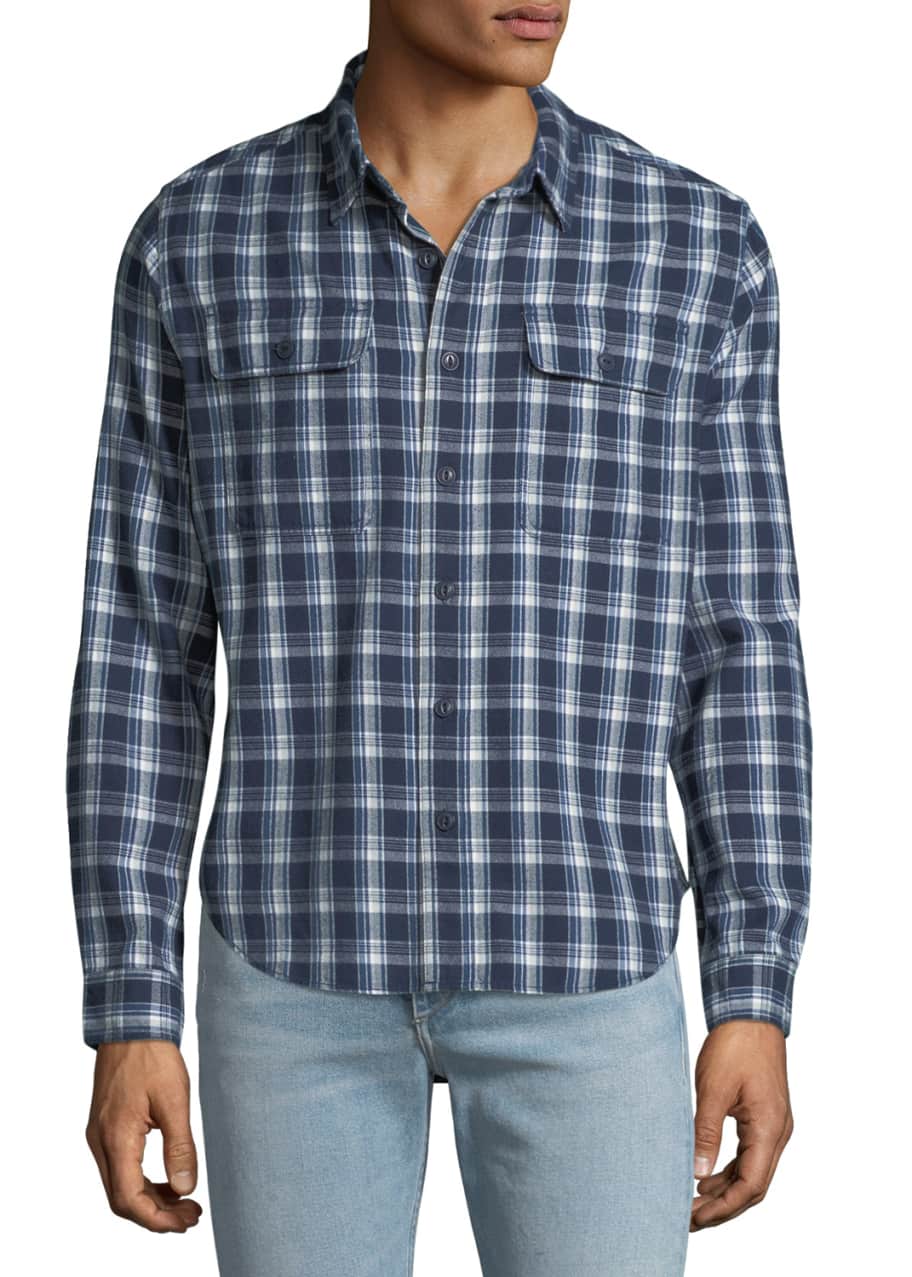 UGG Men's Anders Classic Fit Plaid Flannel Shirt - Bergdorf Goodman