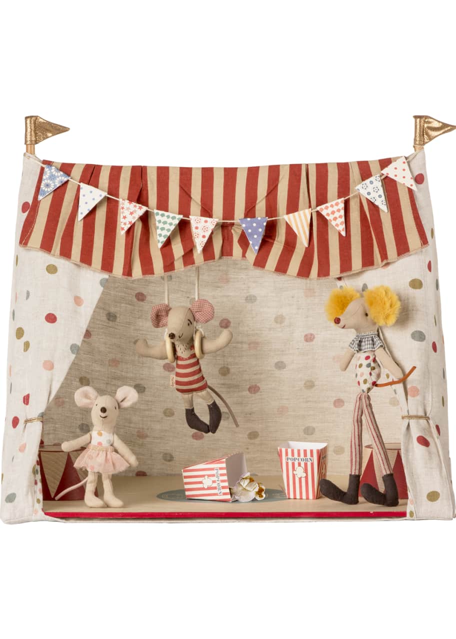 Maileg Kids' Circus Scene & Three Circus Mice - Bergdorf Goodman