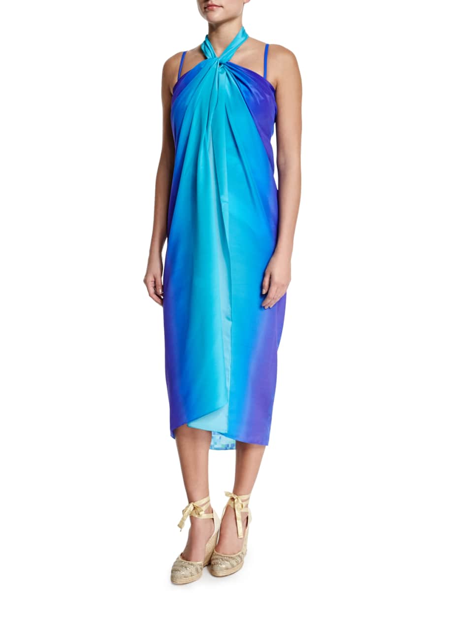 Gottex Pixel Ombre Silk Pareo - Bergdorf Goodman