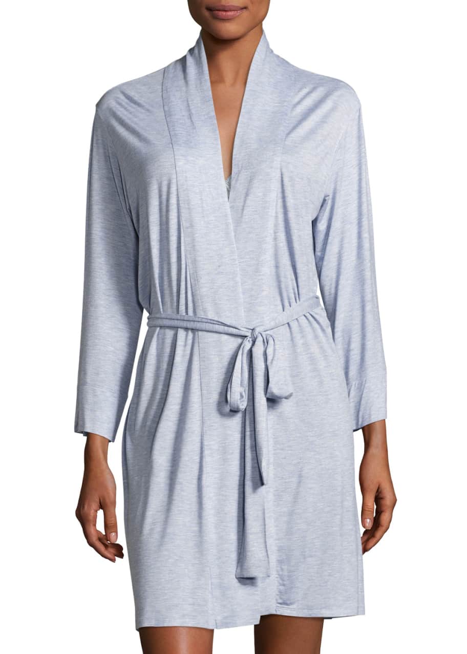 Natori Feathers Essential Short Jersey Robe - Bergdorf Goodman