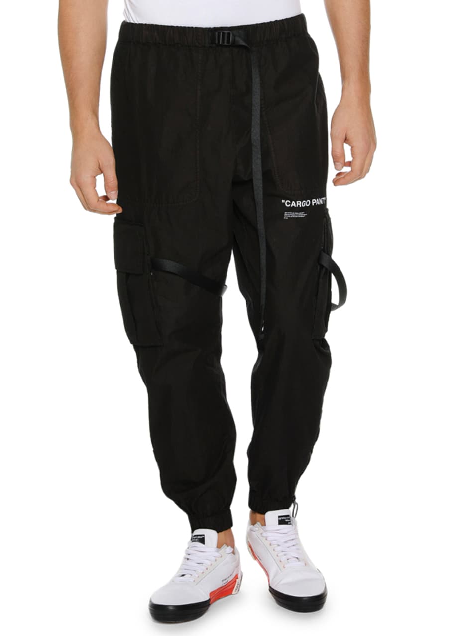 Off-White Men's Parachute Cargo Pants - Bergdorf Goodman