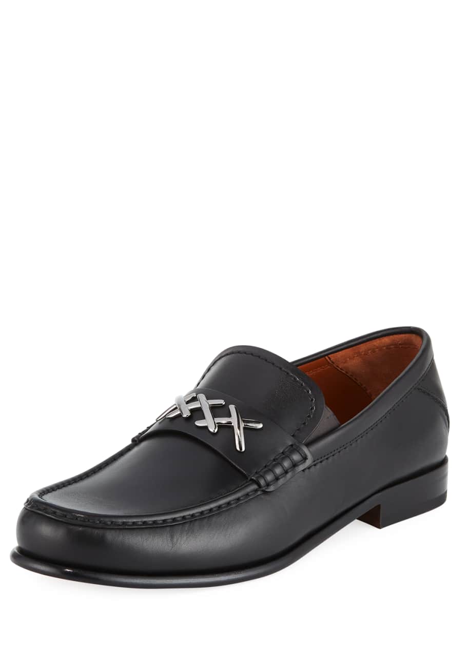 Ermenegildo Zegna Men's XXX Leather Penny Loafer - Bergdorf Goodman
