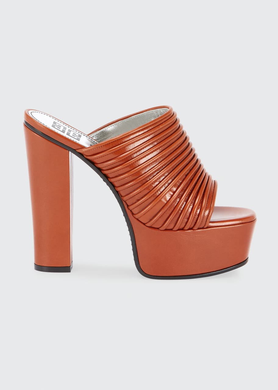 Givenchy Look Book Platform Mules - Bergdorf Goodman