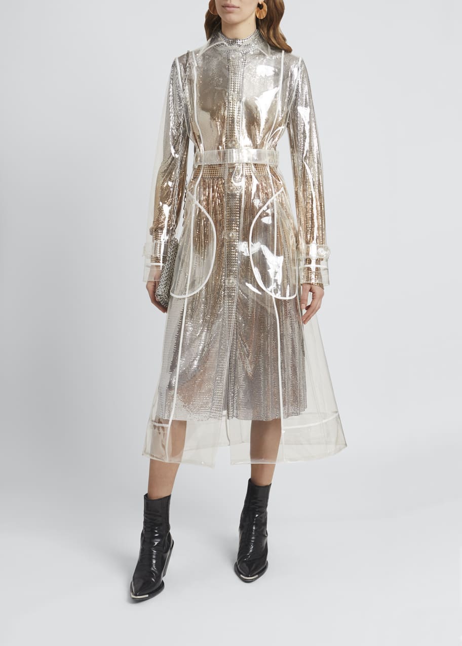 Clear Vinyl Trench Coat – Tradingbasis