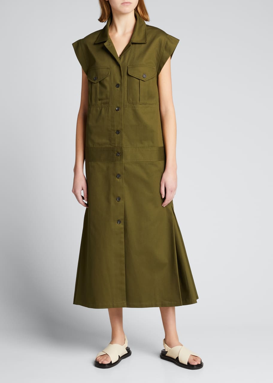 Rachel Comey Pelham Organic Cotton Utilitarian Dress - Bergdorf Goodman