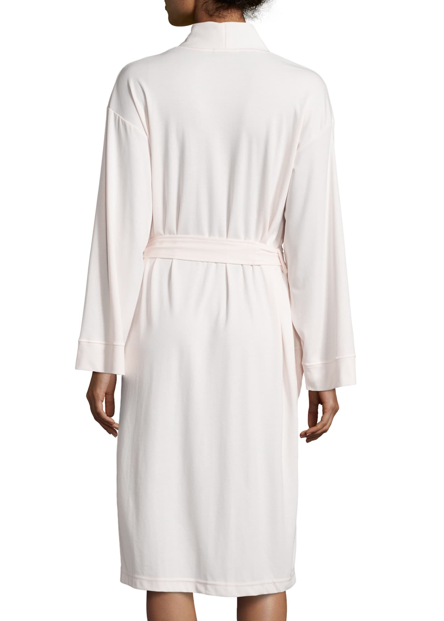 P Jamas Butterknit Short Wrap Robe - Bergdorf Goodman