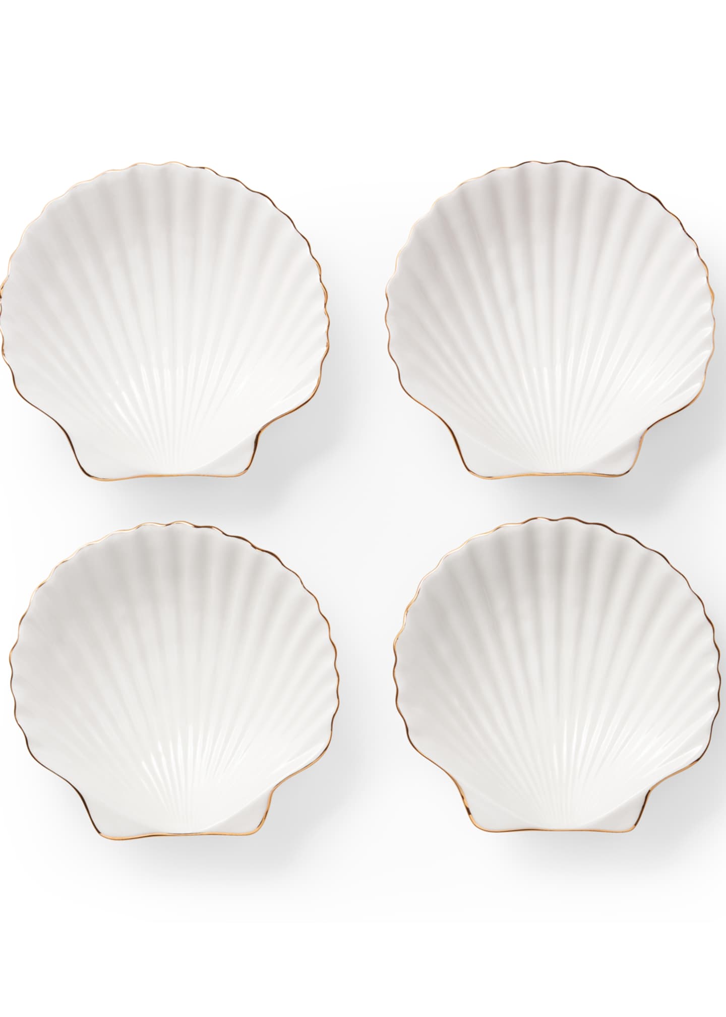 AERIN Shell Appetizer Plates, Set of 4 - Bergdorf Goodman