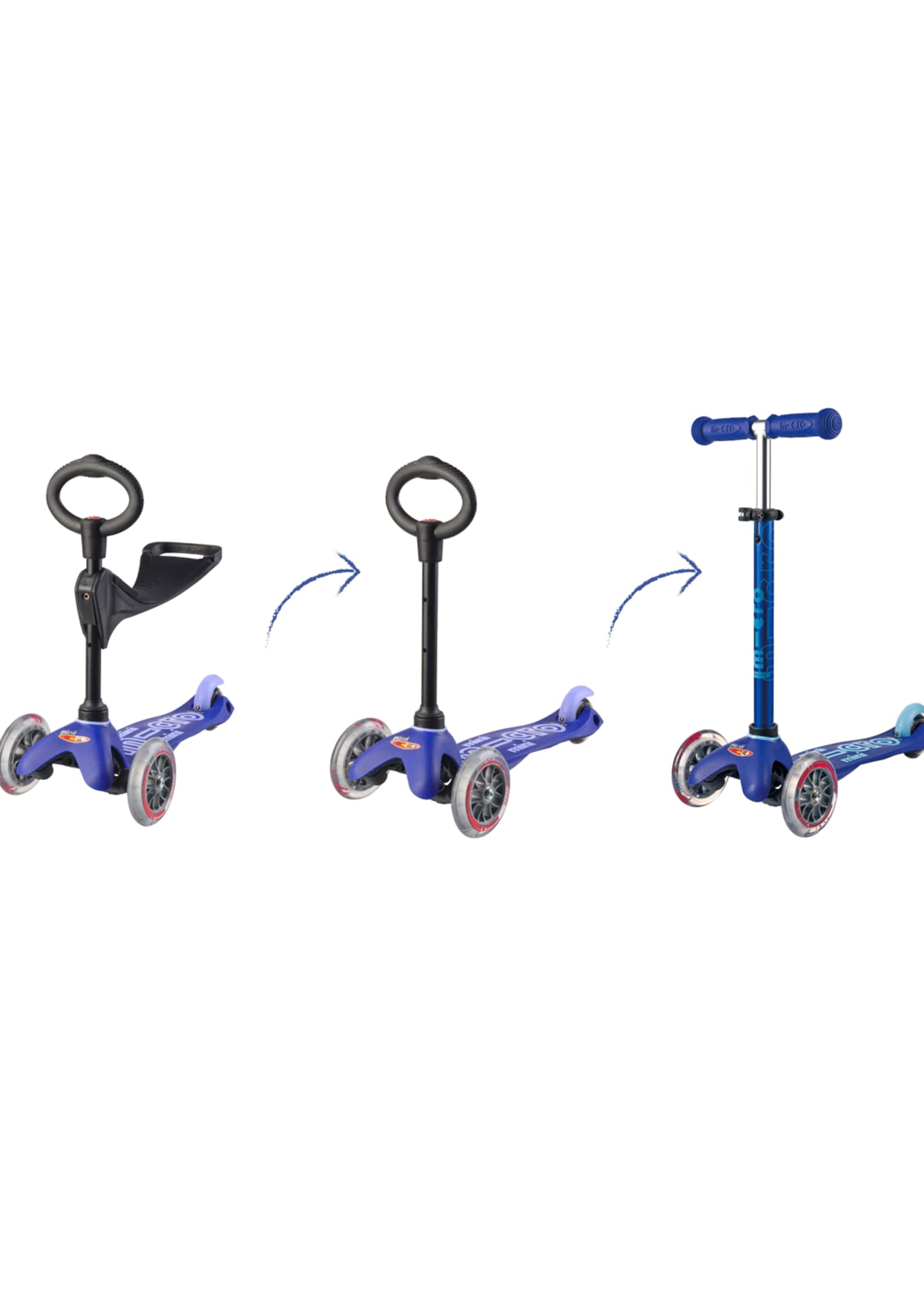 Micro Kickboard Mini 3-in-1 Deluxe Ride-On Scooter - Grows with Kids ...