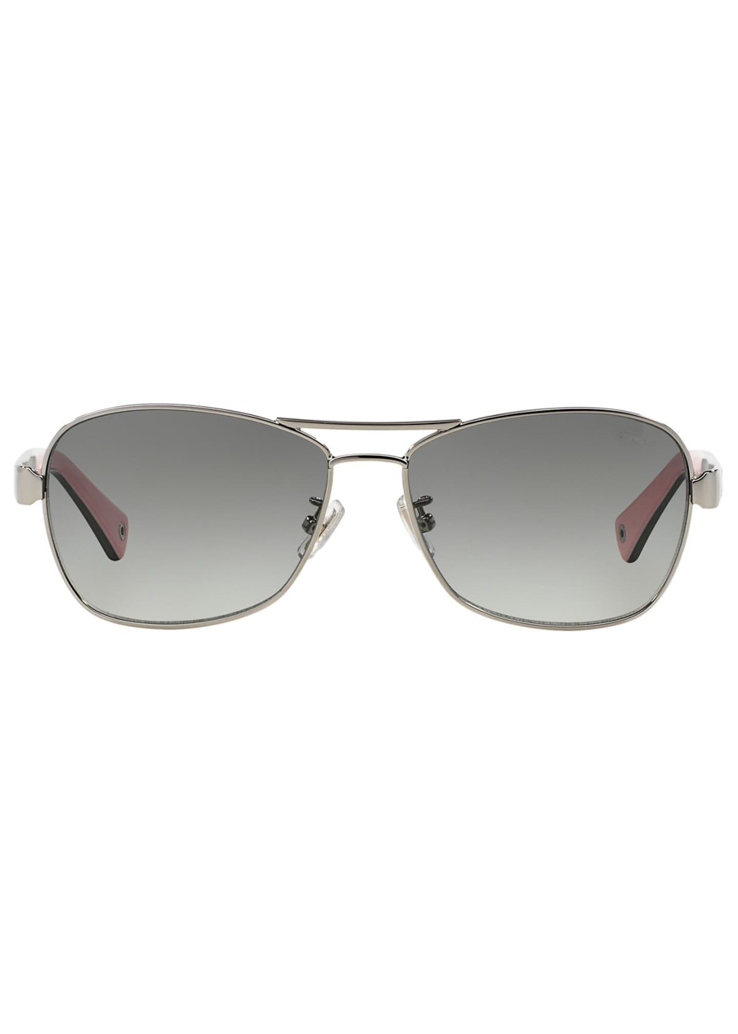 Coach Gradient Aviator Sunglasses - Bergdorf Goodman