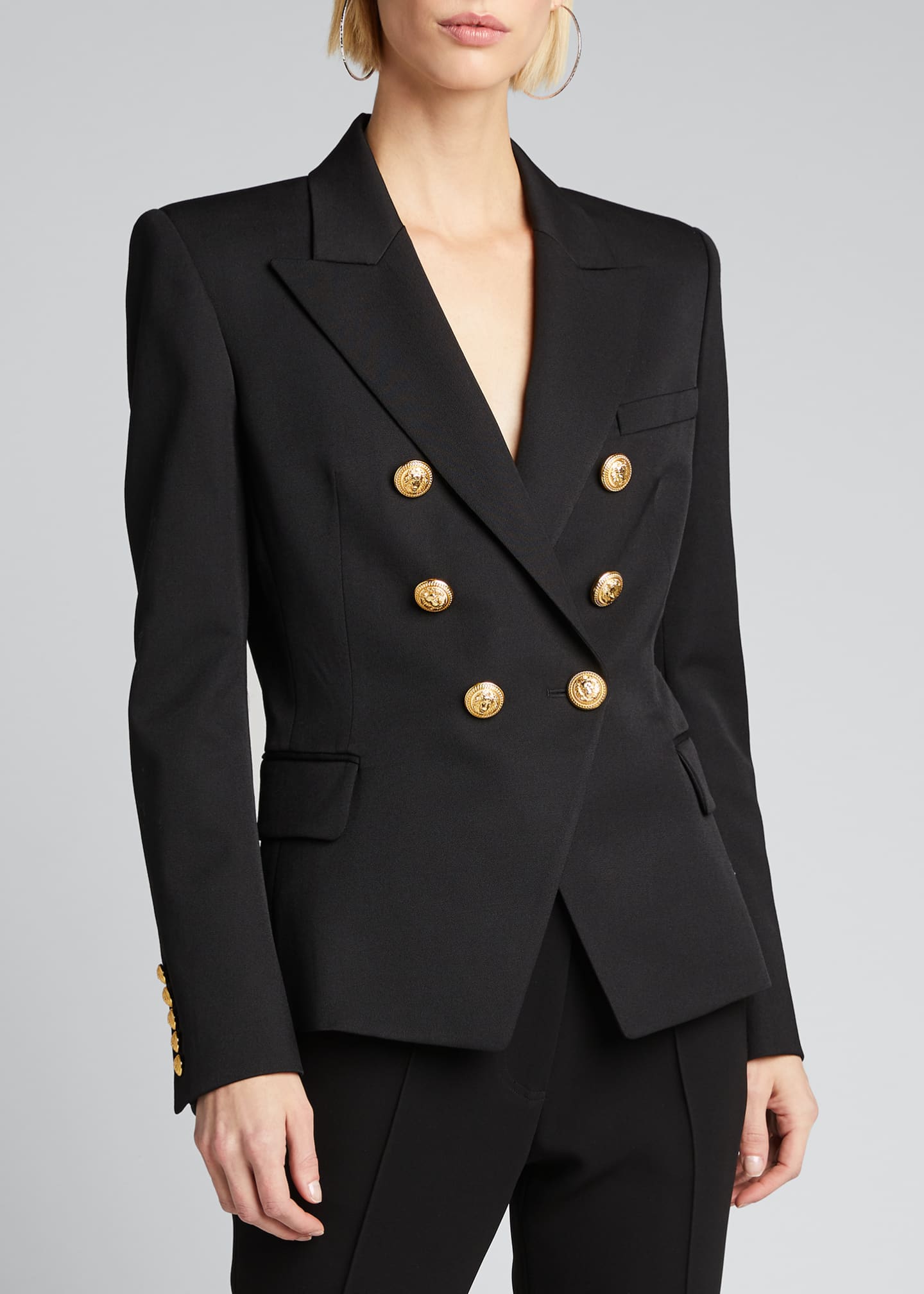 Balmain Classic Double-Breasted Blazer - Bergdorf Goodman