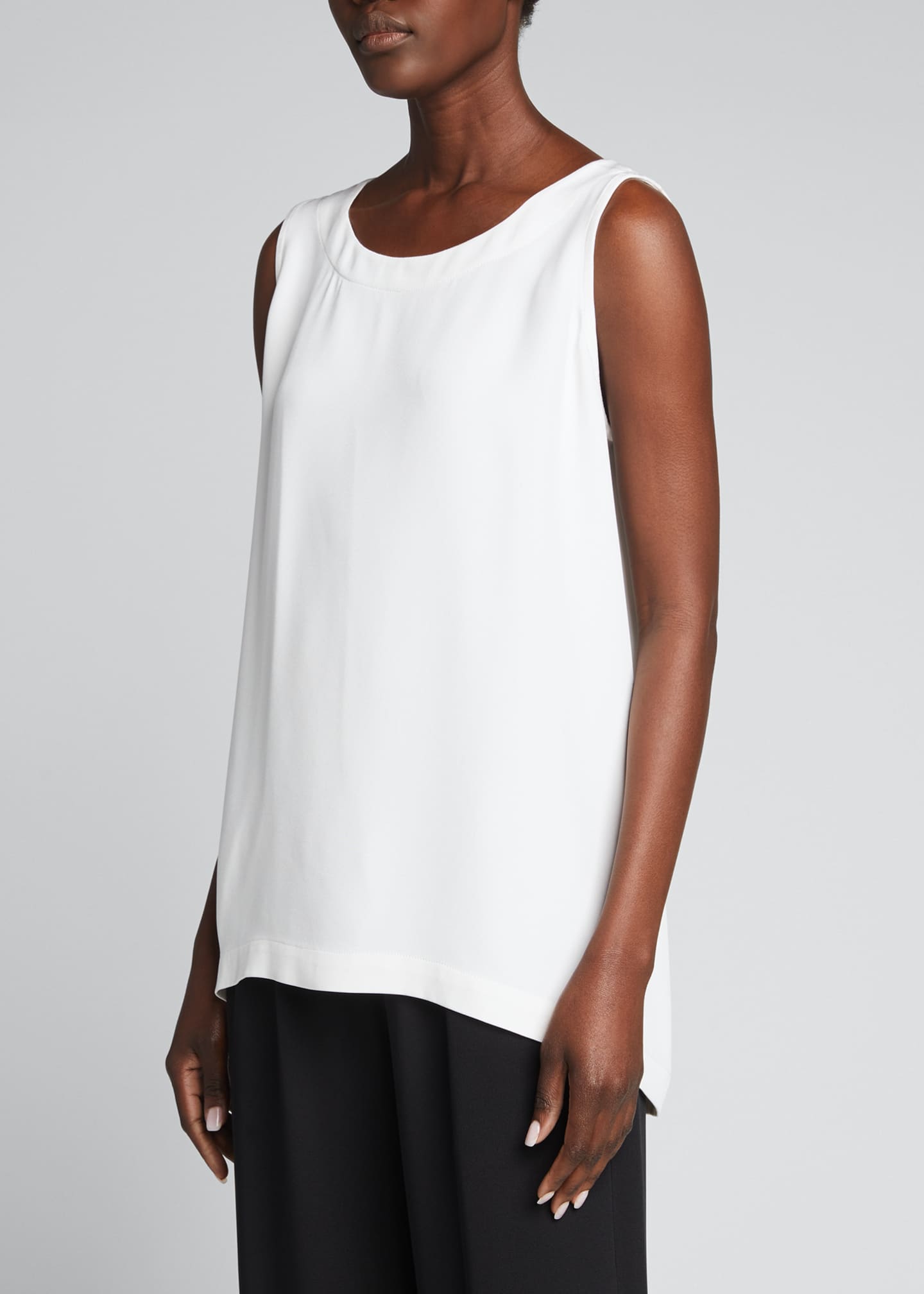 Eskandar A-Line Silk Shell - Bergdorf Goodman