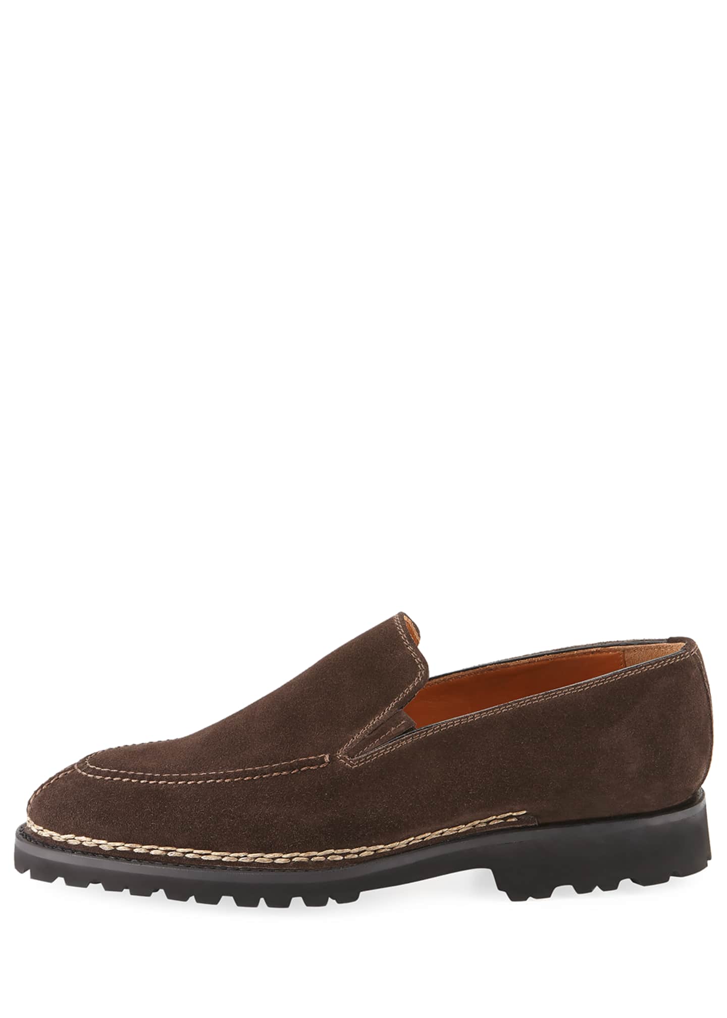 Bontoni Men's Suede Slip-On Loafer - Bergdorf Goodman