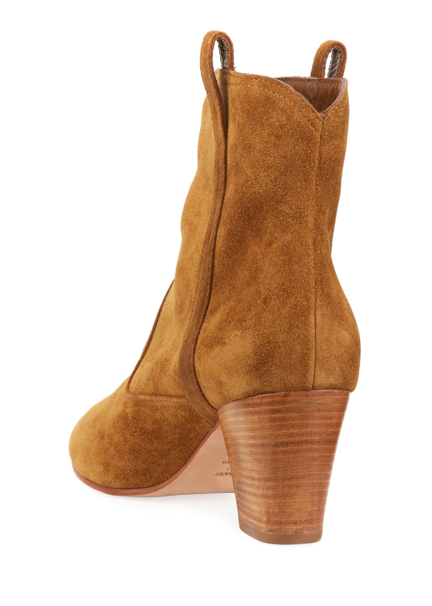 Laurence Dacade Sheryll Split Calf Suede Western Booties - Bergdorf Goodman