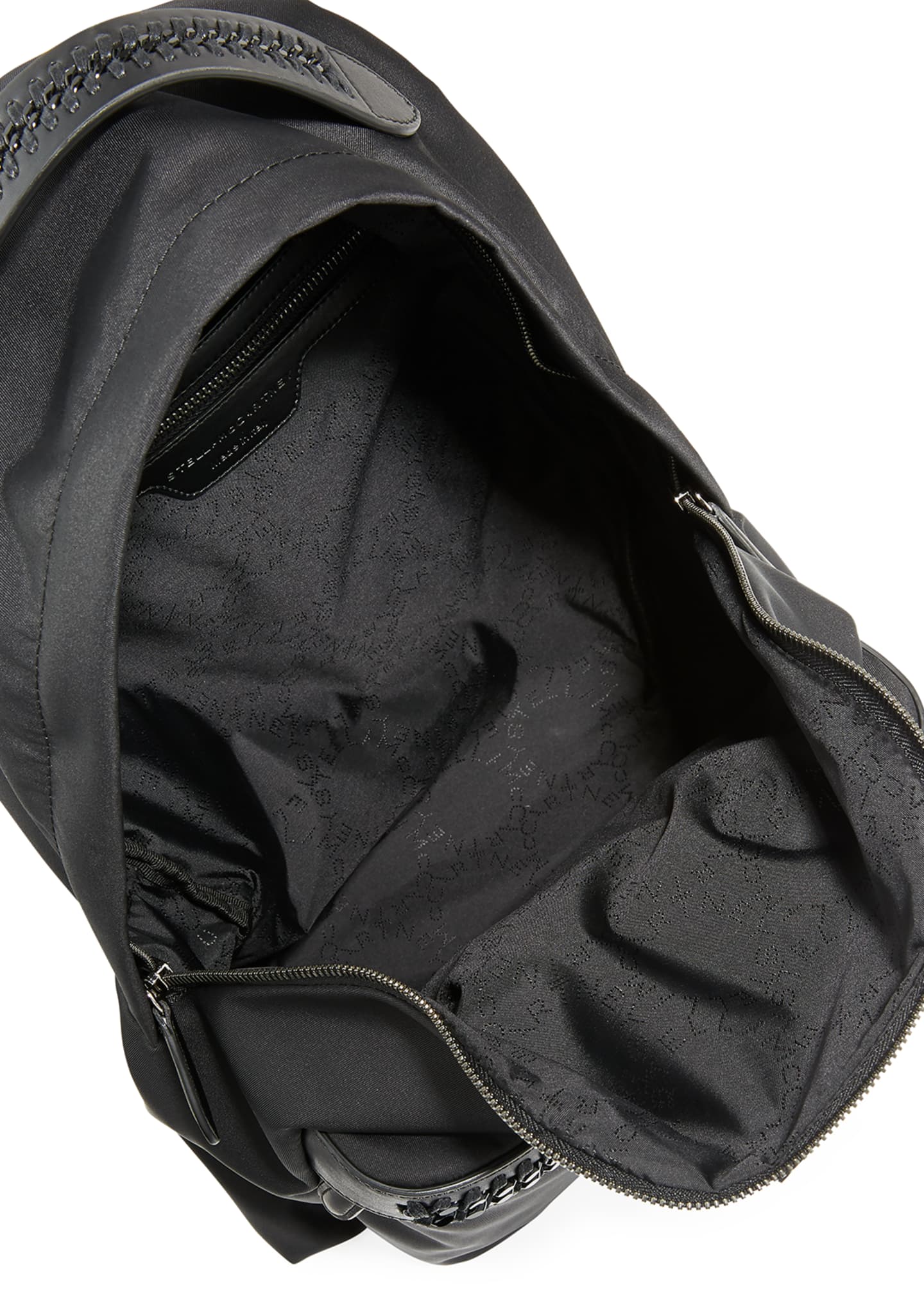 Stella McCartney Logo-Web Nylon Backpack - Bergdorf Goodman