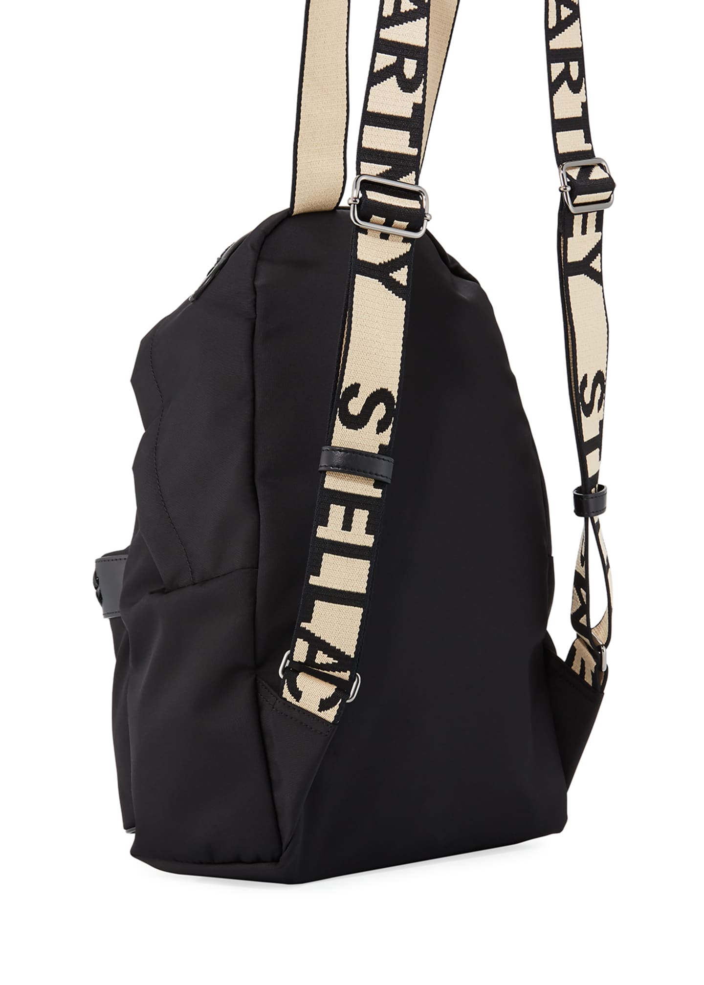 Stella McCartney Logo-Web Nylon Backpack - Bergdorf Goodman