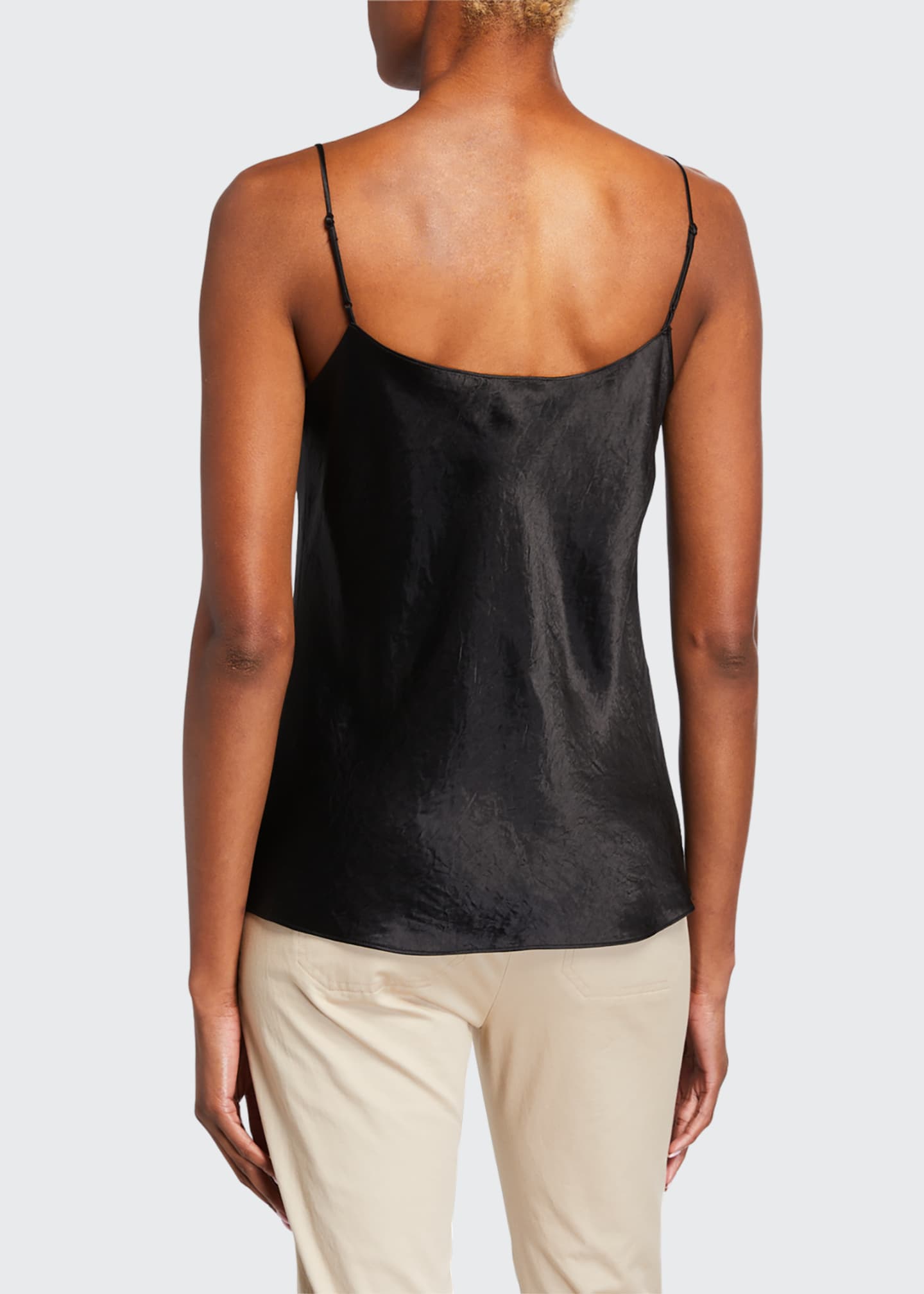 Vince Satin Scoop-Neck Cami - Bergdorf Goodman Vince Satin Scoop-Neck Cami - Bergdorf Goodman