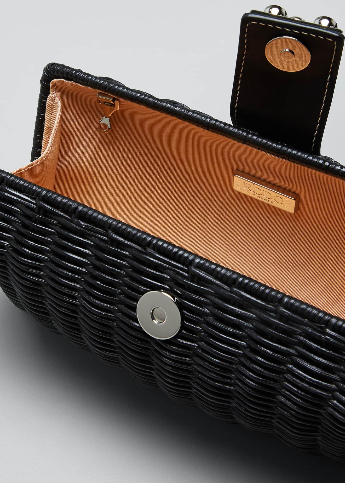 RODO Woven Wicker Clutch Bag - Bergdorf Goodman