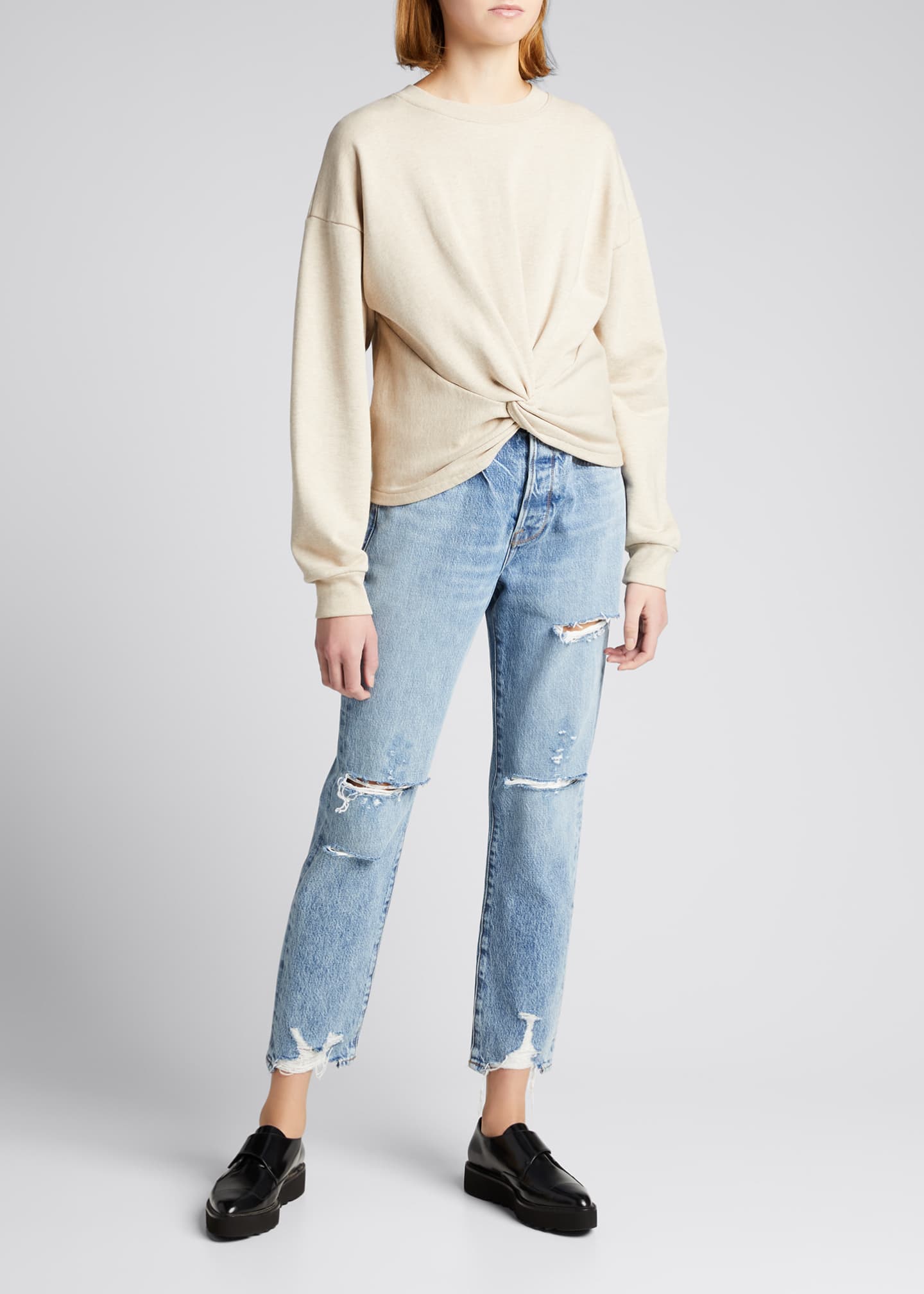 FRAME Le Original High-Rise Straight Crop Jeans - Bergdorf Goodman