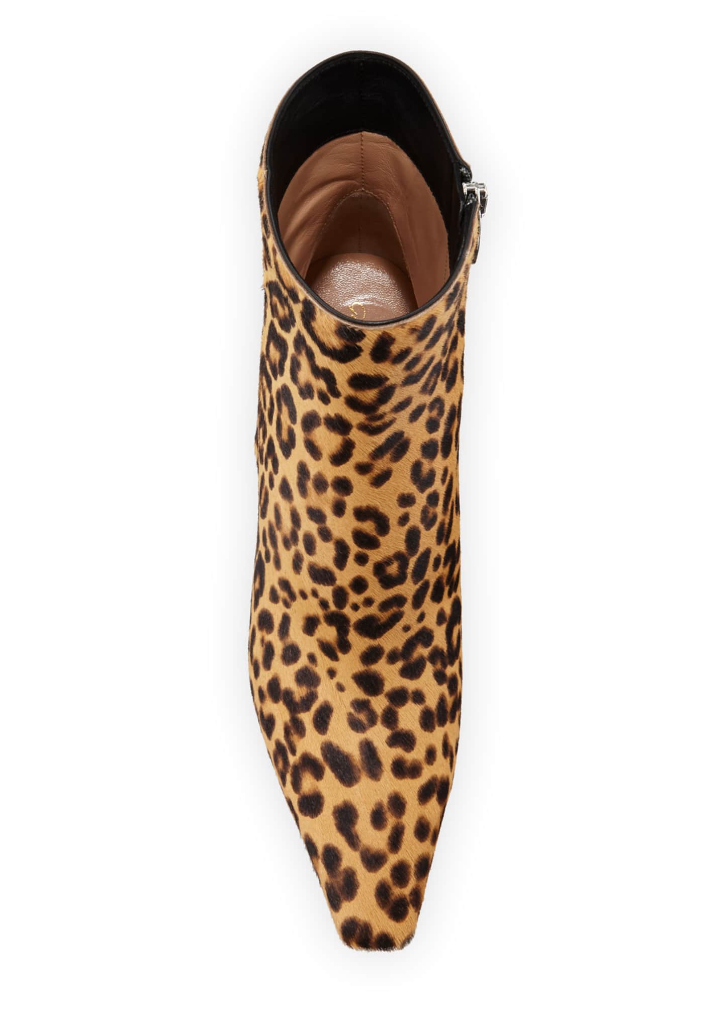 Gianvito Rossi Leopard Print Calf Hair Booties Bergdorf Goodman