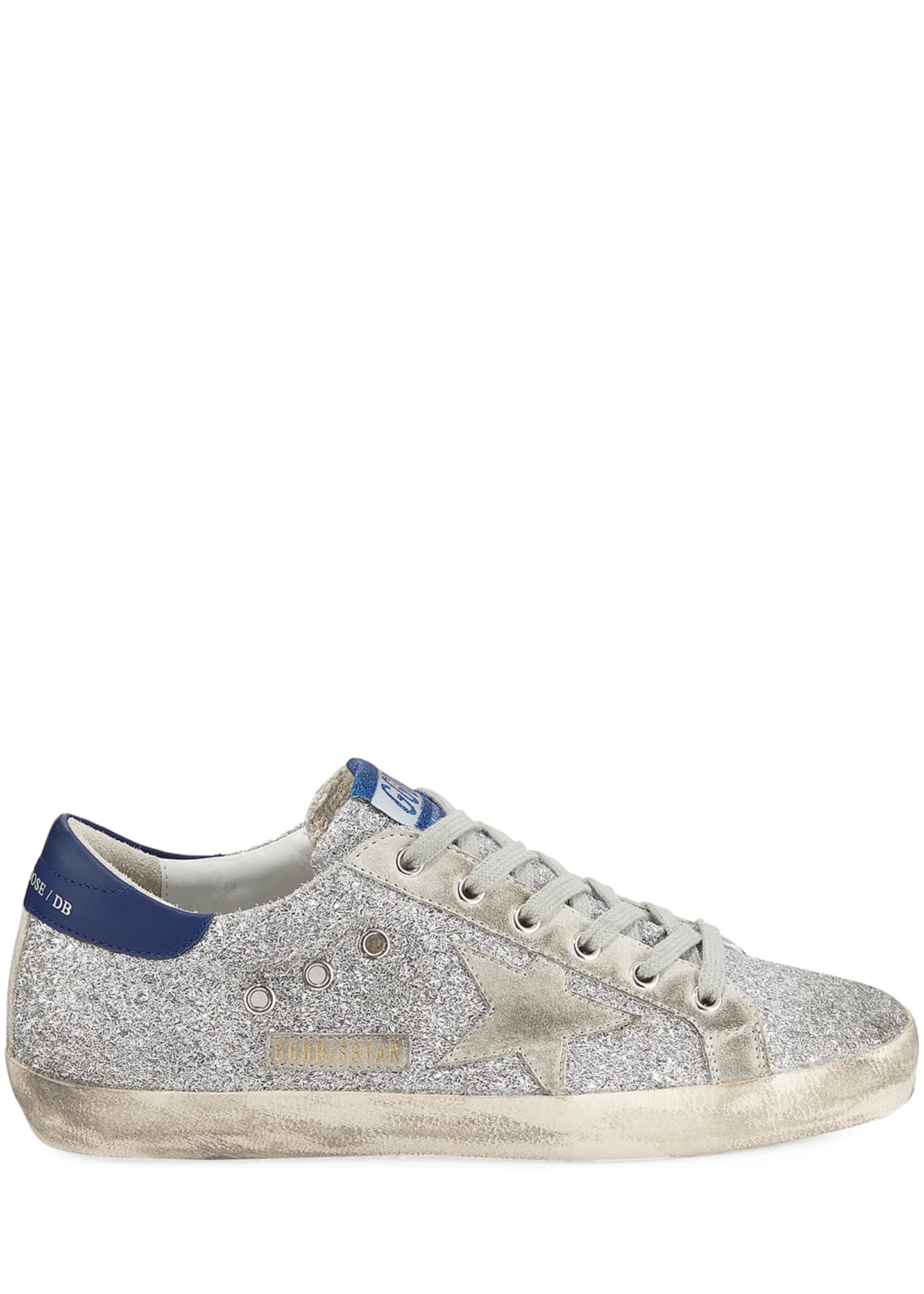 Golden Goose Superstar Glitter Fabric Sneakers - Bergdorf Goodman