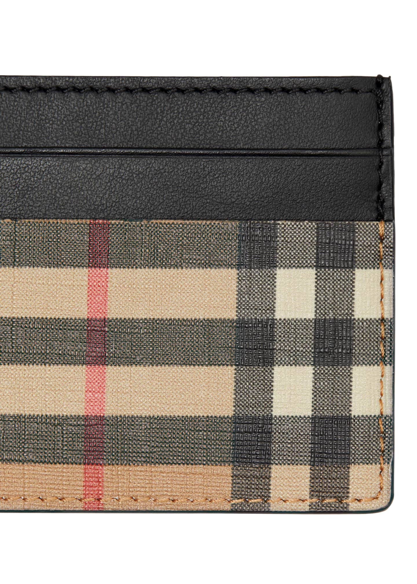 Burberry Men's Sandon Vintage Check Card Case - Bergdorf Goodman
