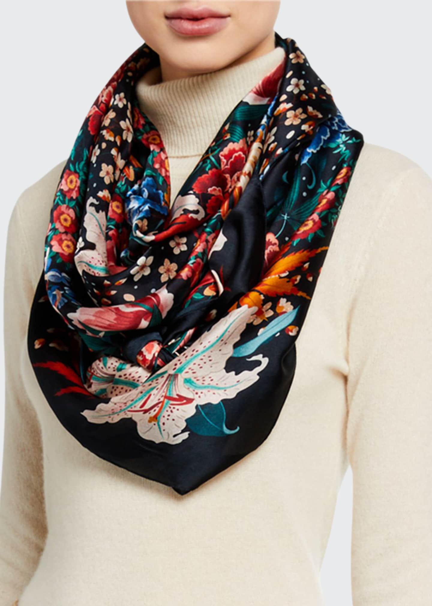 Liberty London Haru Silk Scarf - Bergdorf Goodman