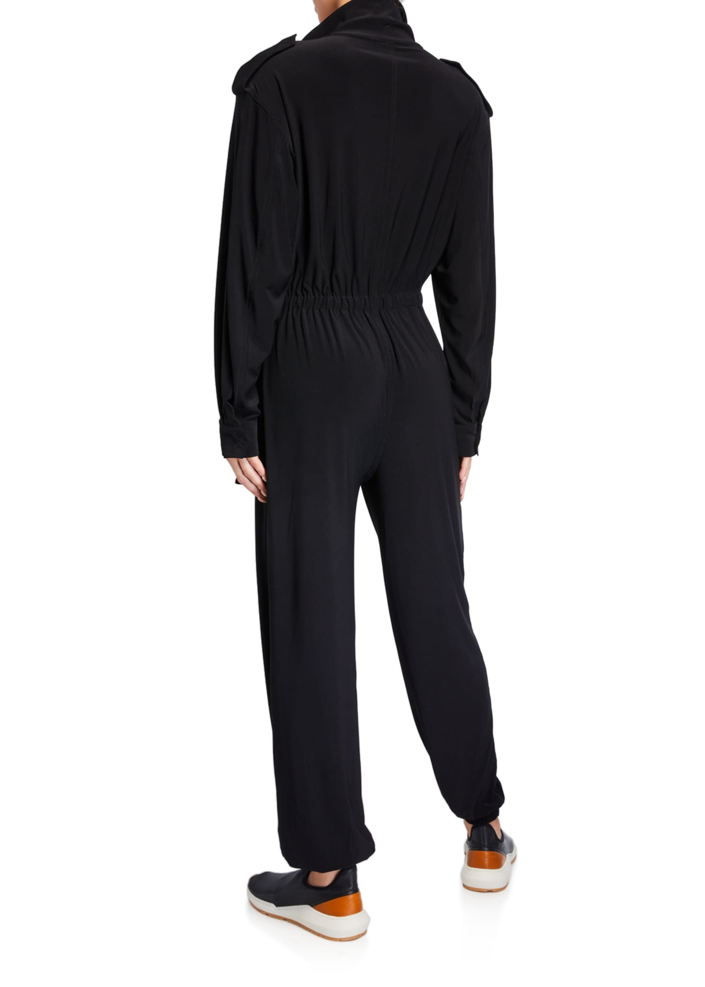 Norma Kamali Turtle Cargo Jumpsuit - Bergdorf Goodman