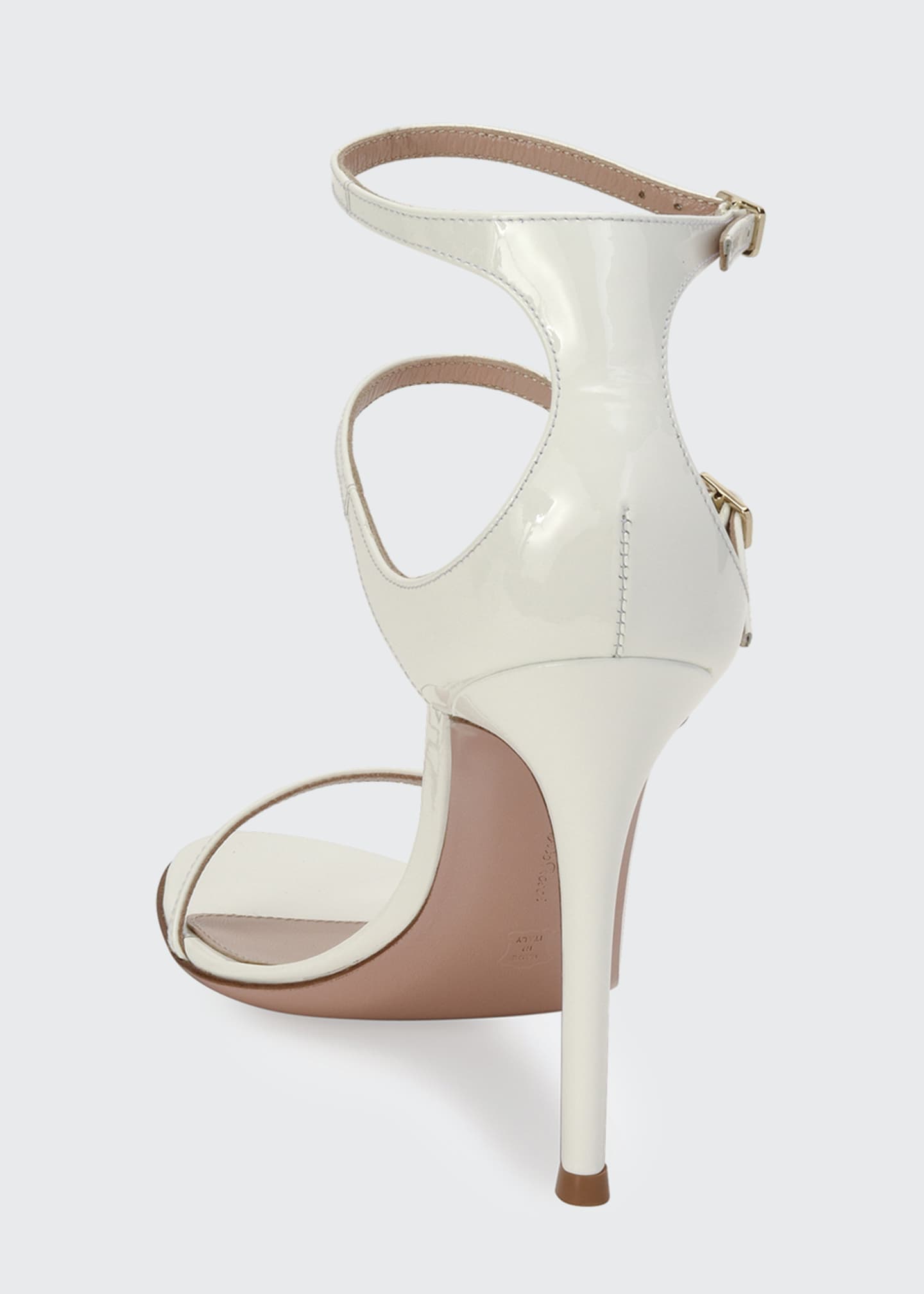 Gianvito Rossi Triple-Strap High-Heel Sandals - Bergdorf Goodman
