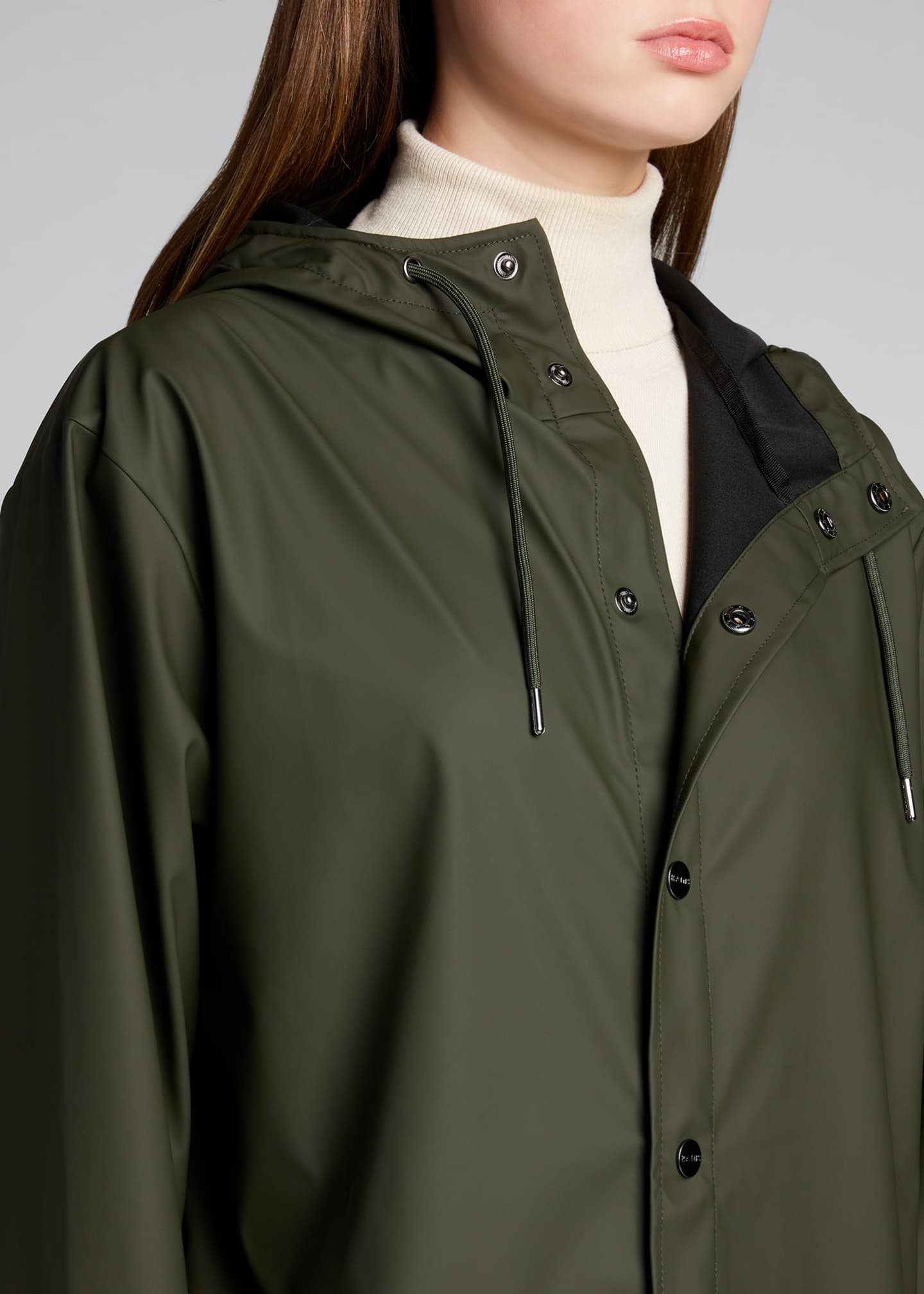 Rains Long Water-Resistant Rain Jacket - Bergdorf Goodman