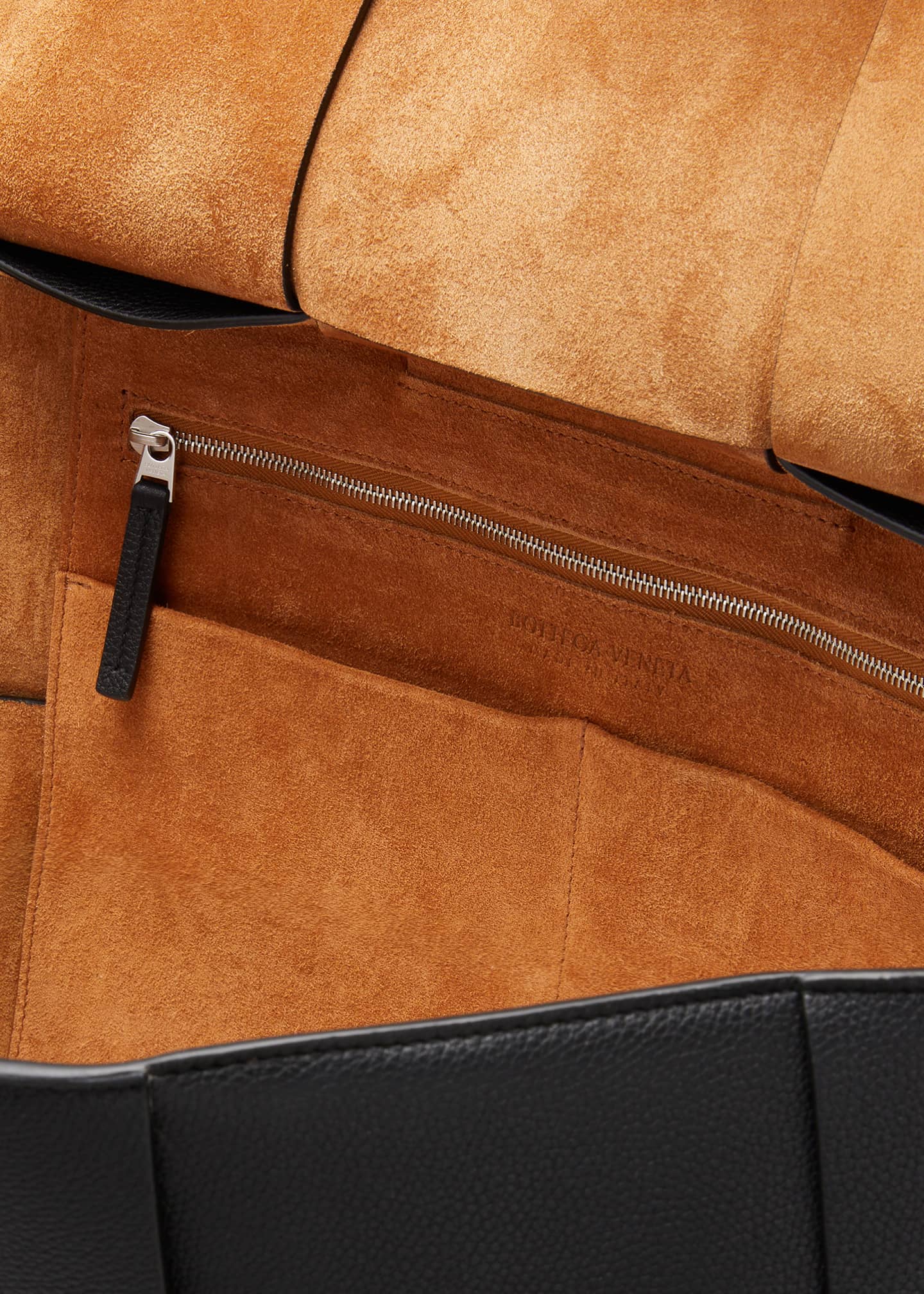 Bottega Veneta Arco 48 Medium Grainy Leather Top-Handle Bag - Bergdorf ...