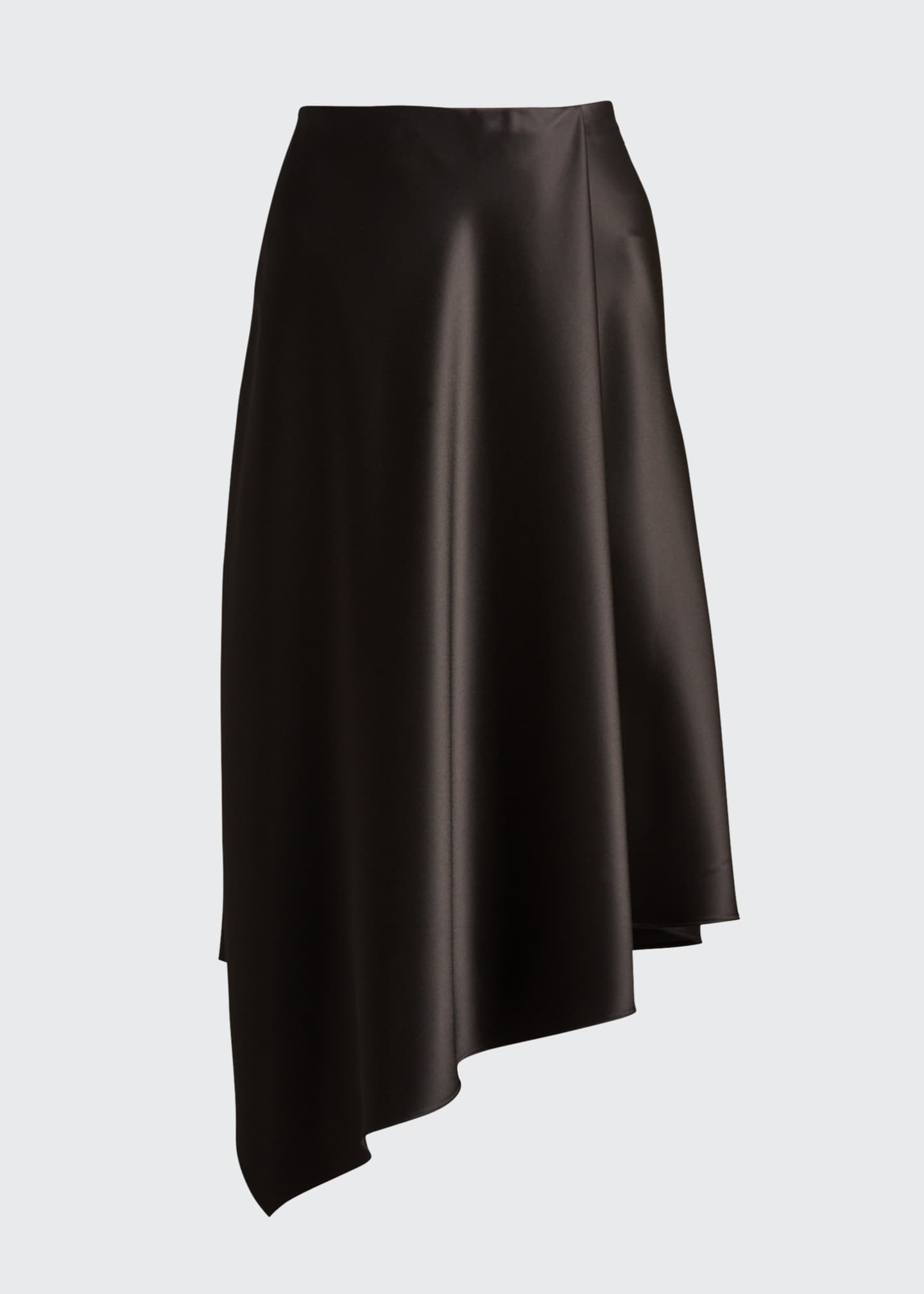 Alice + Olivia Jayla Front-Drape Slit Skirt - Bergdorf Goodman