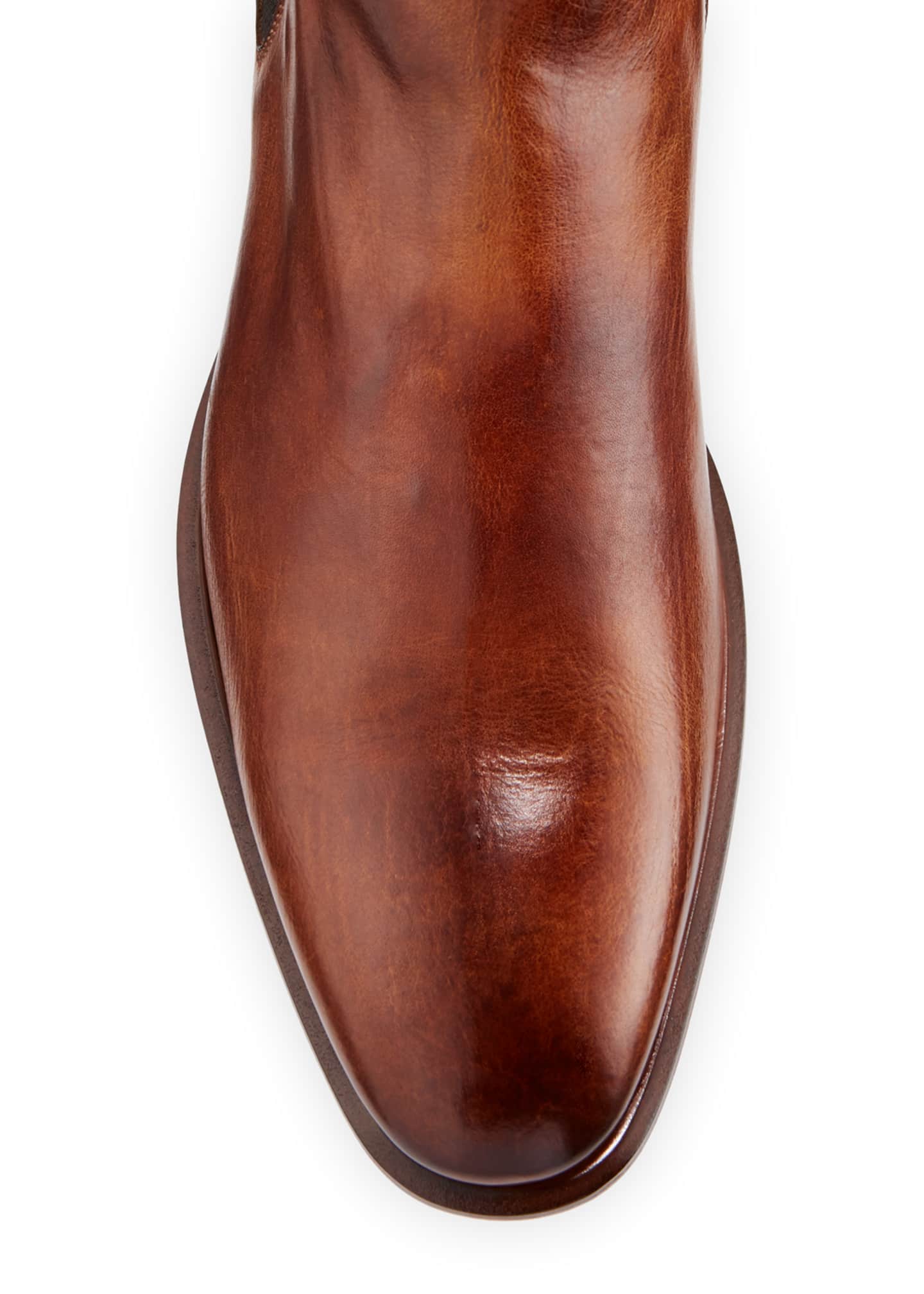 John Varvatos Men's Lewis Leather Chelsea Boots - Bergdorf Goodman