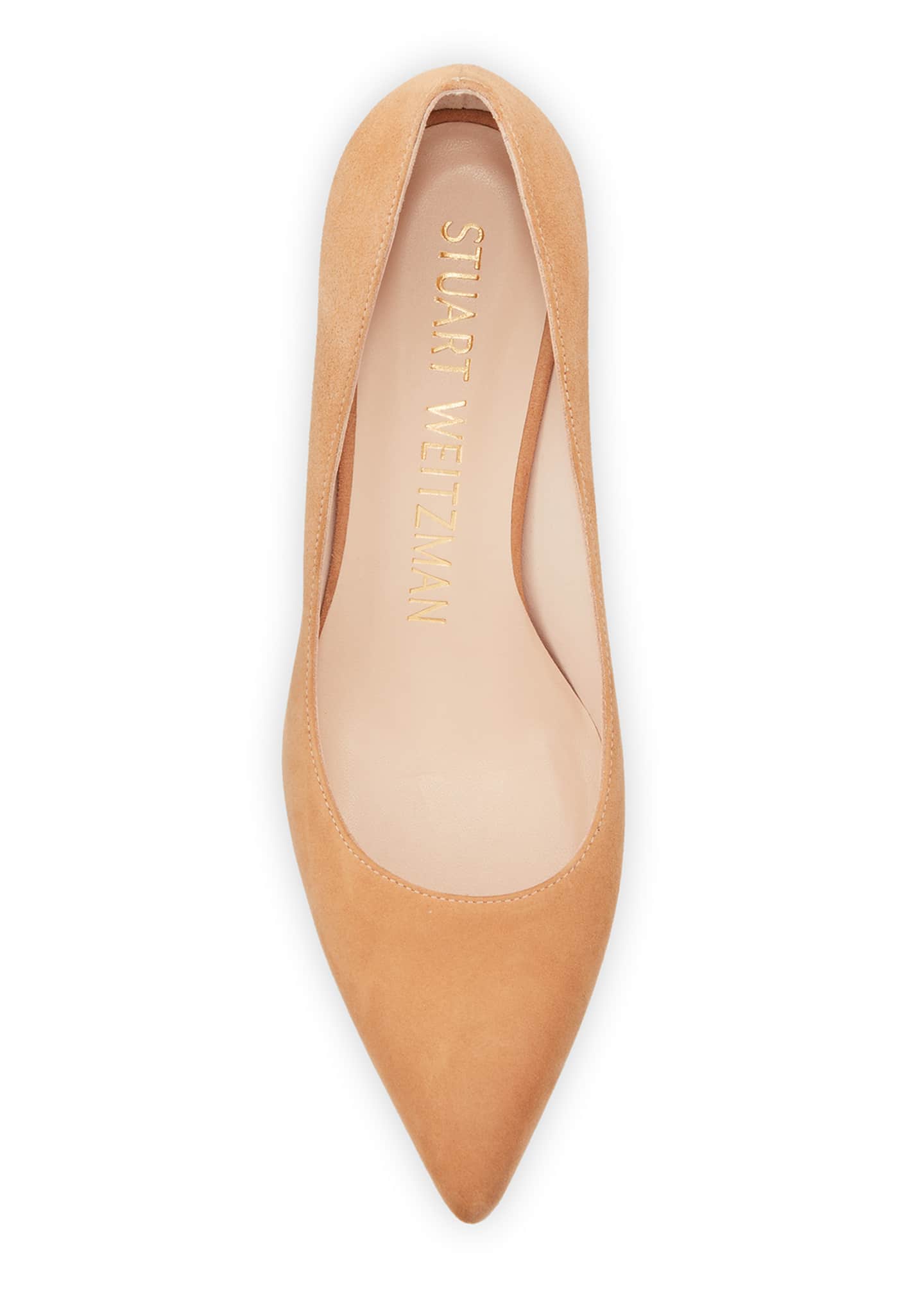 Stuart Weitzman Laney 75mm Suede Pumps - Bergdorf Goodman