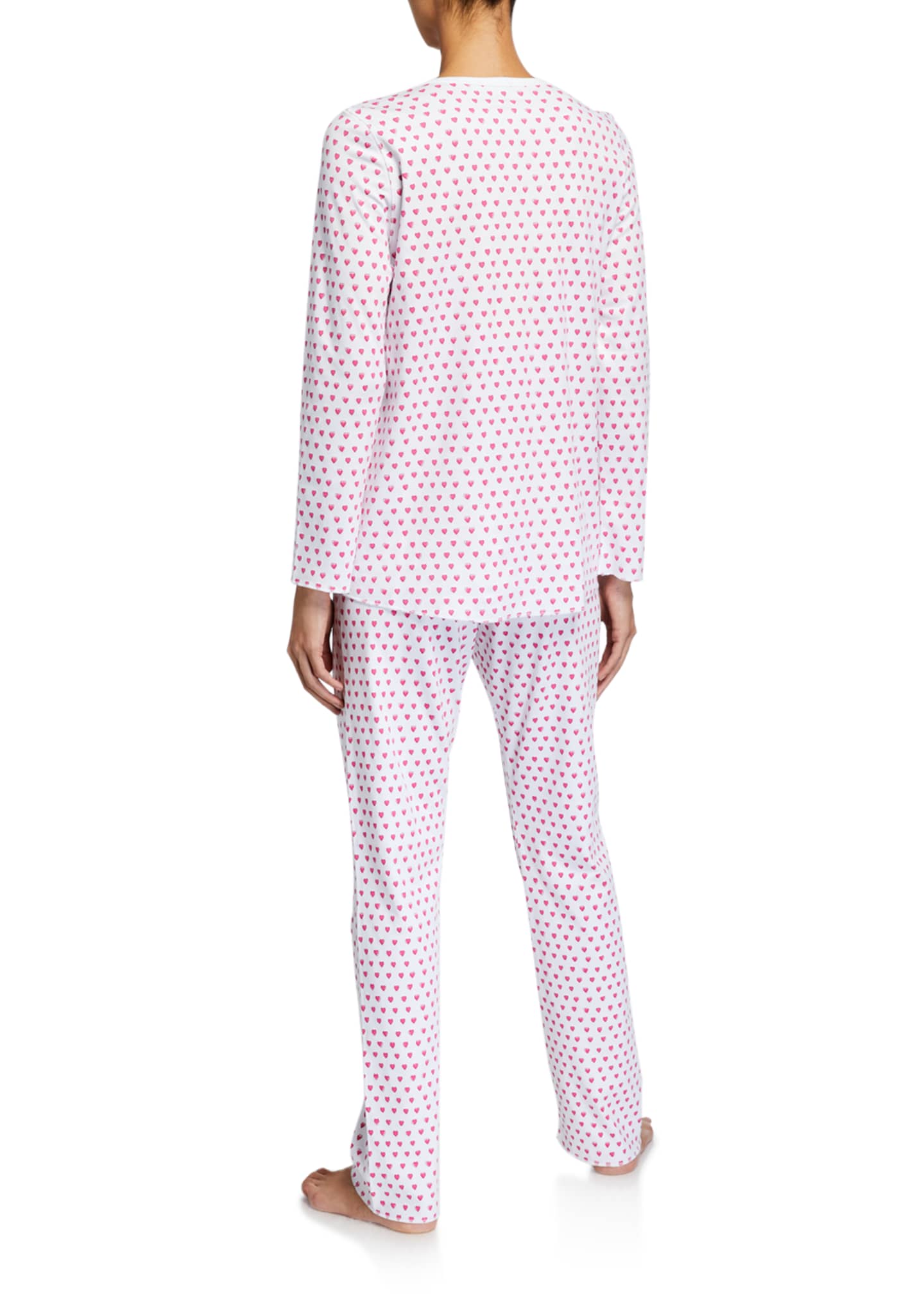 Roller Rabbit Hearts Two-Piece Pajama Set - Bergdorf Goodman