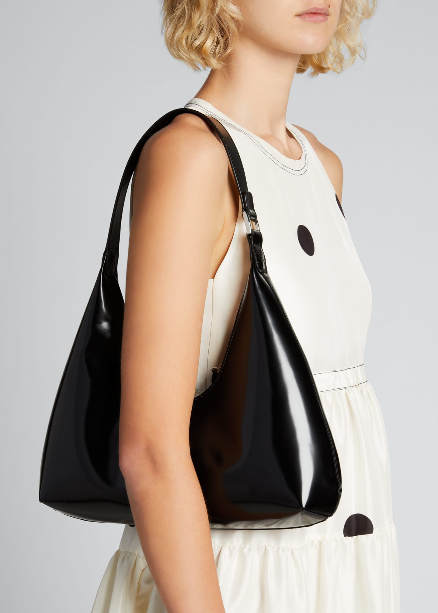 BY FAR Amber Semi-Patent Leather Bag - Bergdorf Goodman