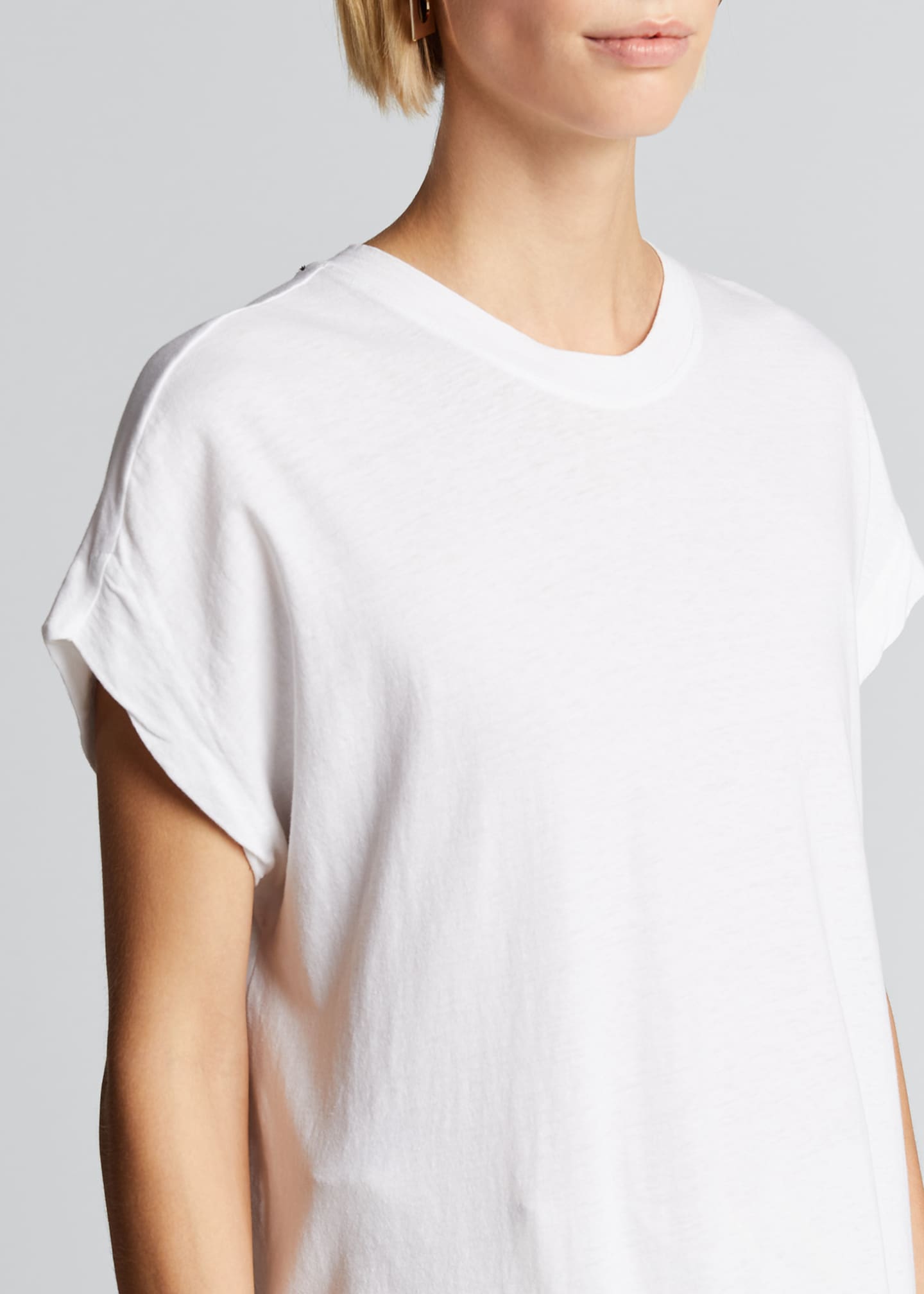 Bassike Boxy Cap-Sleeve T-Shirt - Bergdorf Goodman