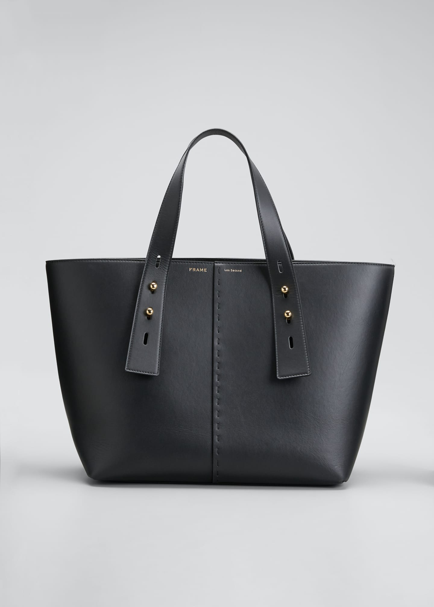 FRAME Medium Leather Top Handle Tote Bag - Bergdorf Goodman