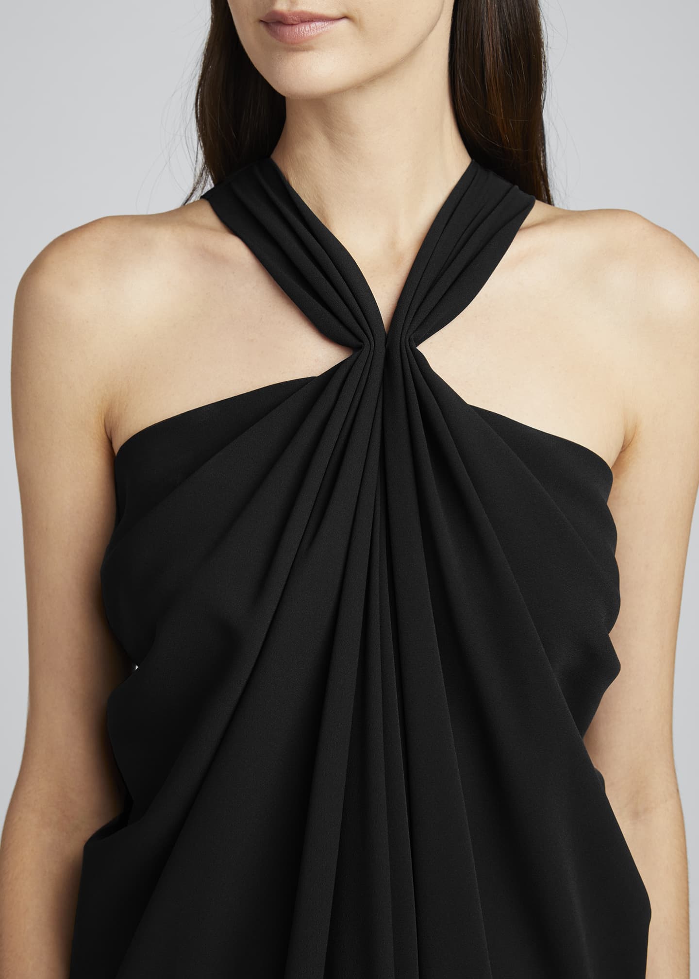THE ROW Loon Twisted Halter-Neck Dress - Bergdorf Goodman