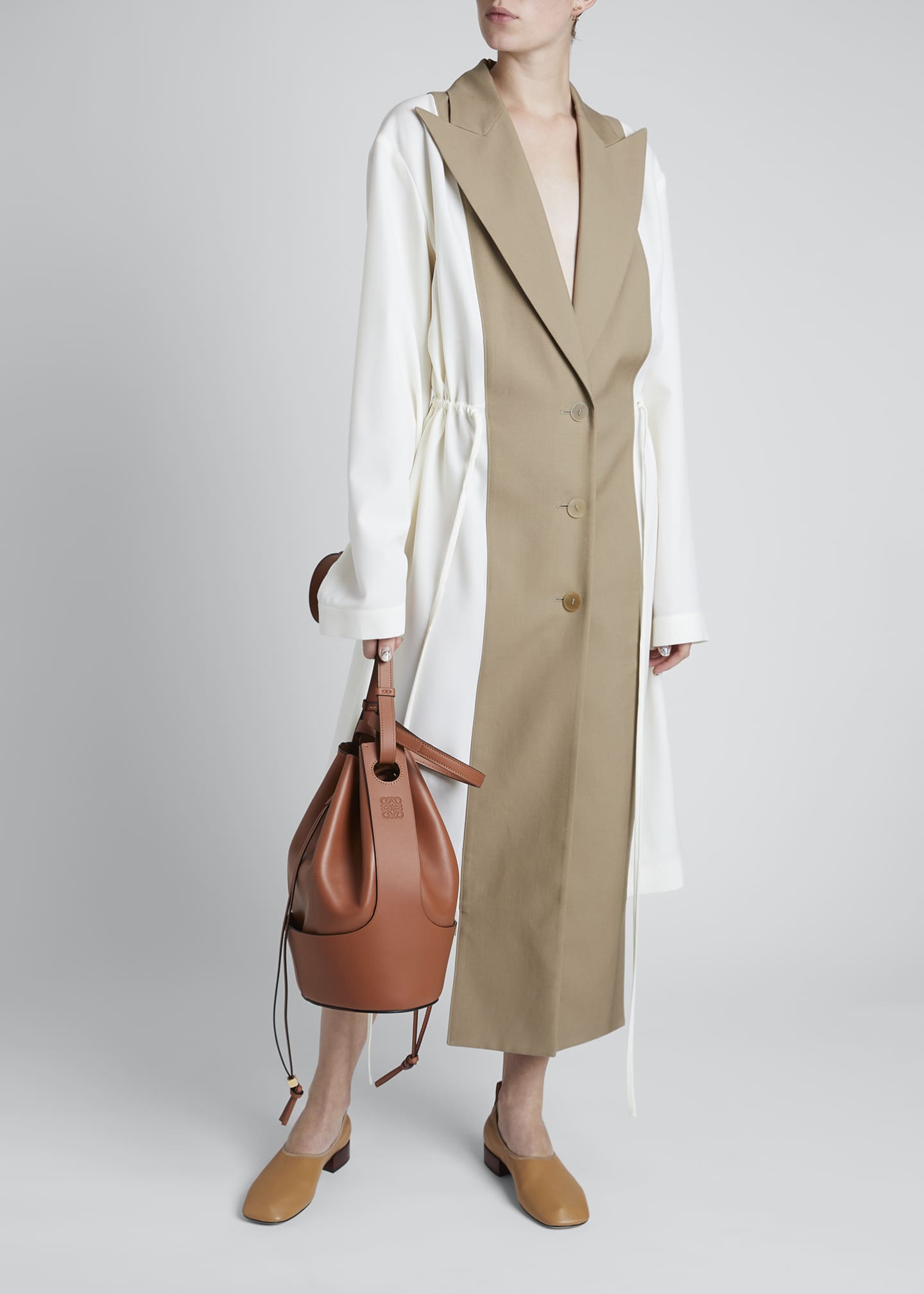 Loewe Balloon Leather Bucket Bag - Bergdorf Goodman