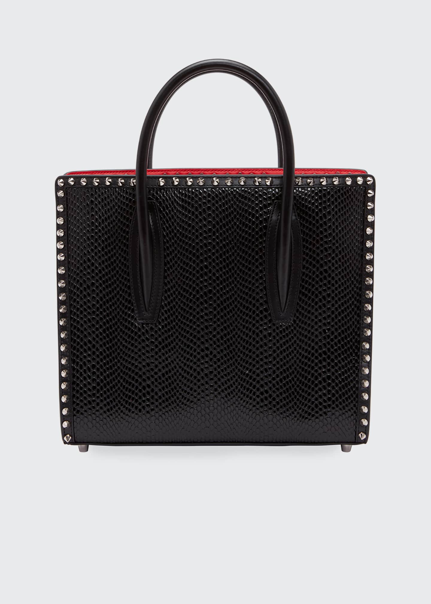 Christian Louboutin Paloma Small Jurassic Calf Spikes Top-Handle Bag ...