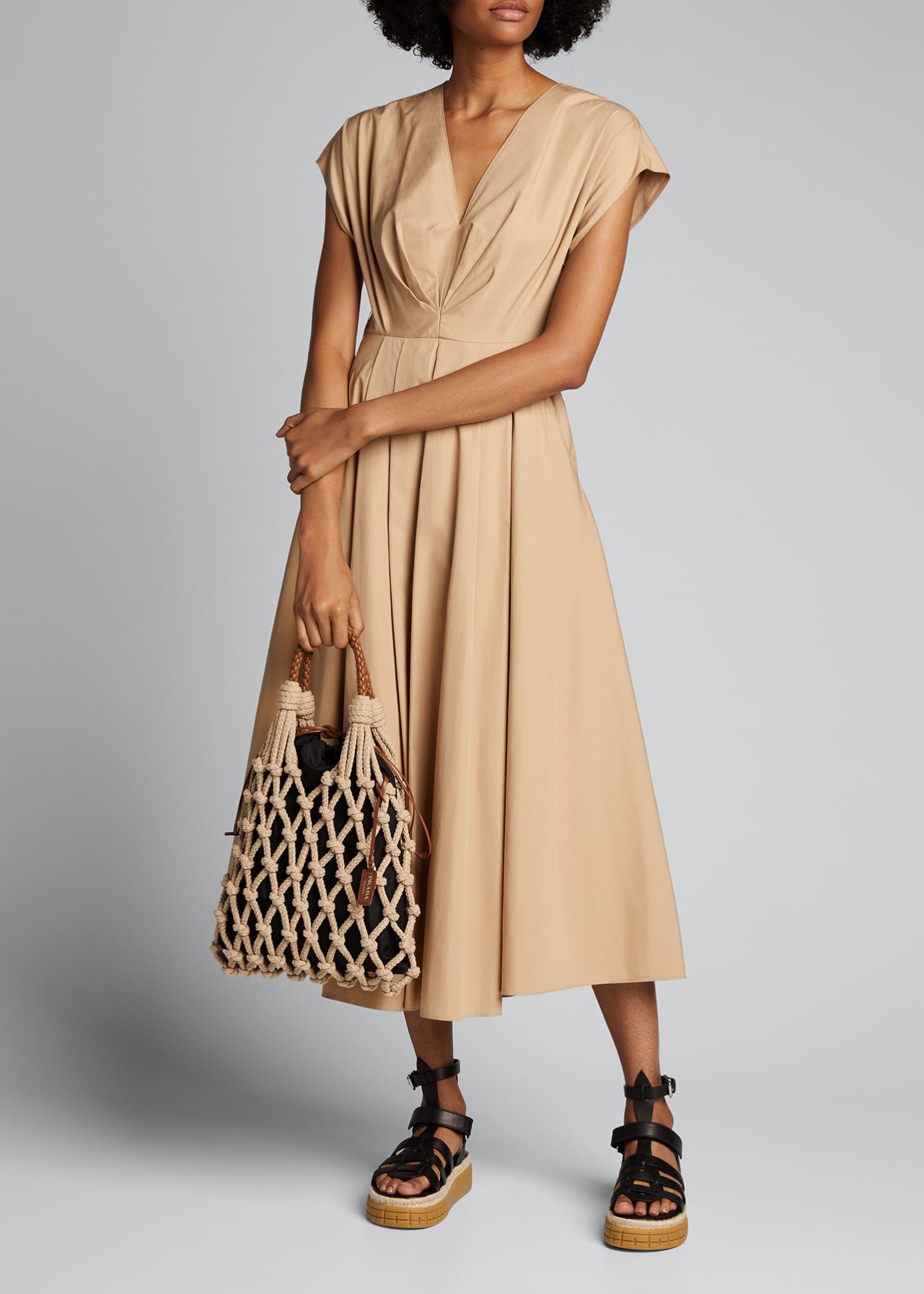 Prada Rete Corda Rope Net Top-Handle Bag - Bergdorf Goodman