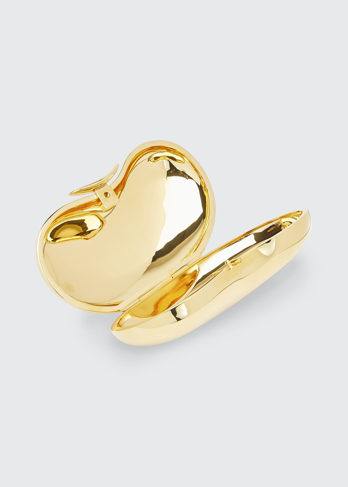 Alexander McQueen Pebble Golden Hard-Shell Clutch Bag - Bergdorf Goodman