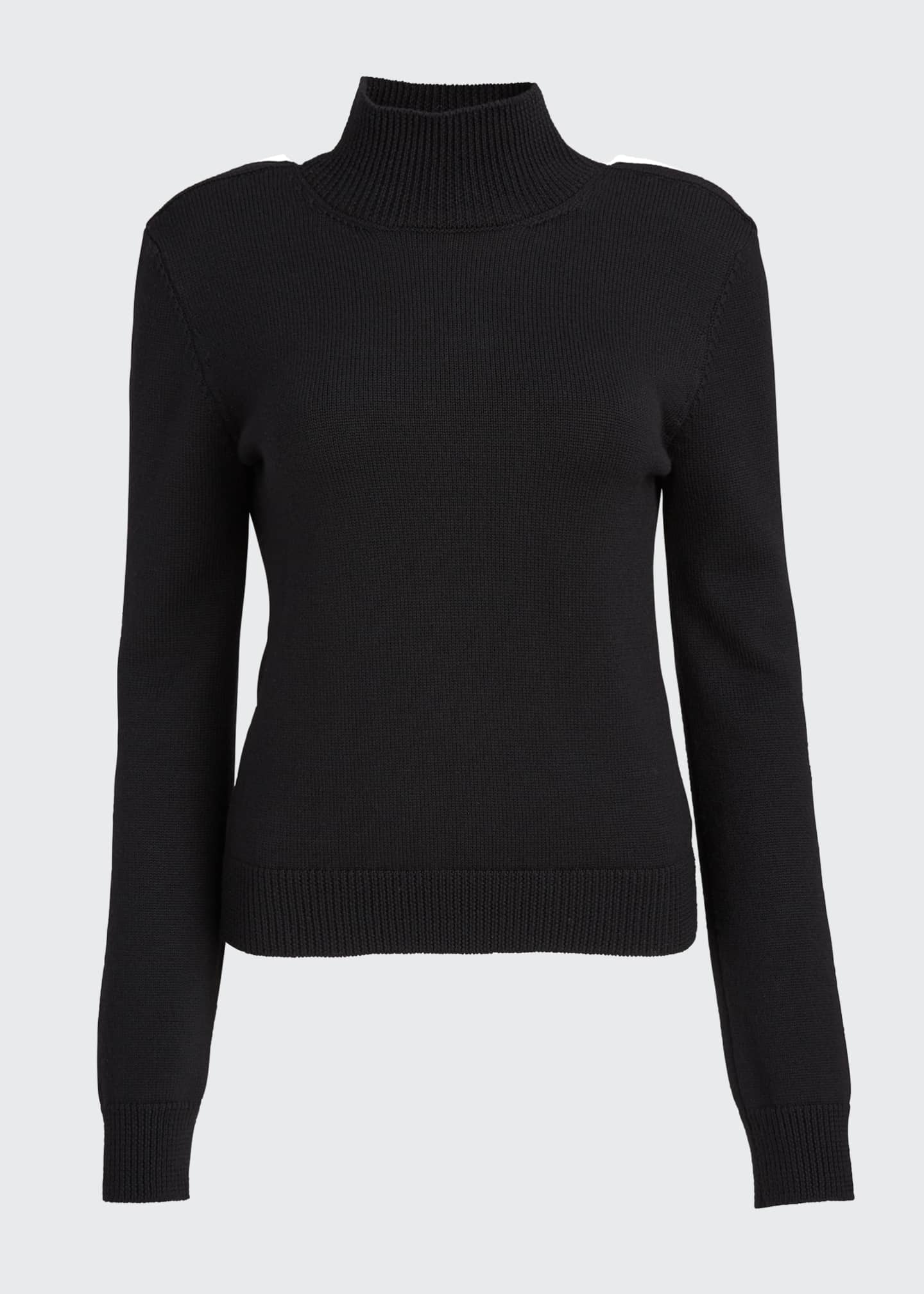 Monse Wool High-Neck Cowl-Back Sweater - Bergdorf Goodman