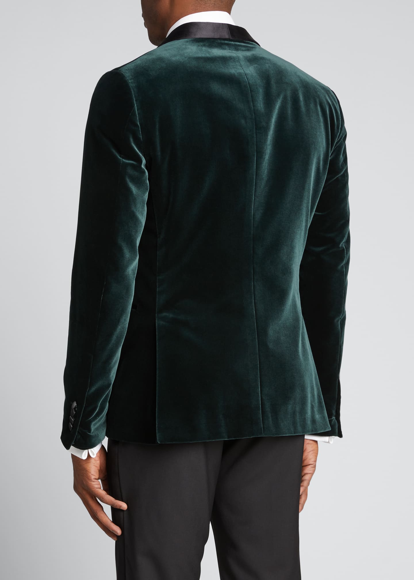 Z Zegna Men's Velvet Shawl-Lapel Dinner Jacket - Bergdorf Goodman