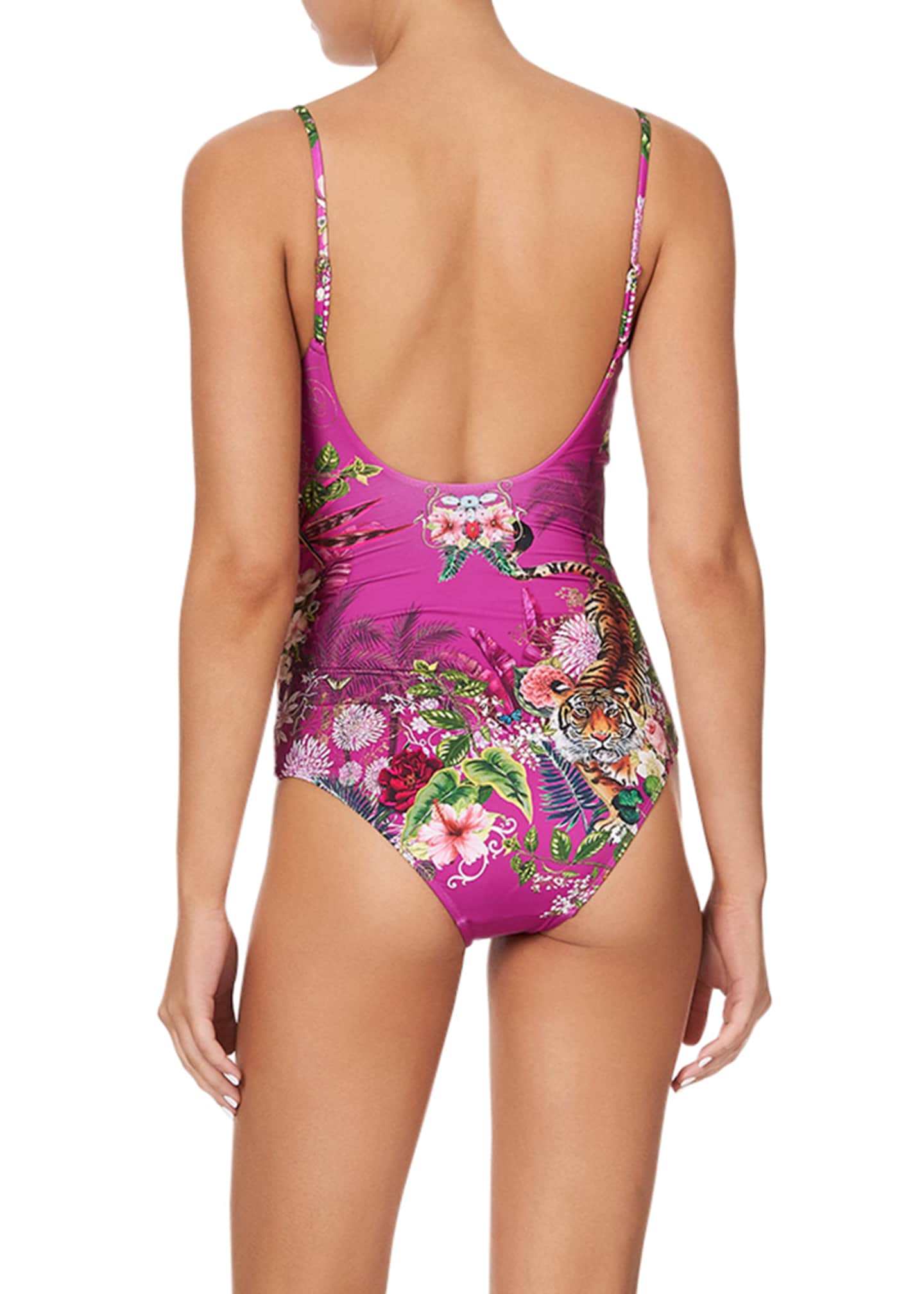 Camilla Scoop Neck One Piece Swimsuit Bergdorf Goodman
