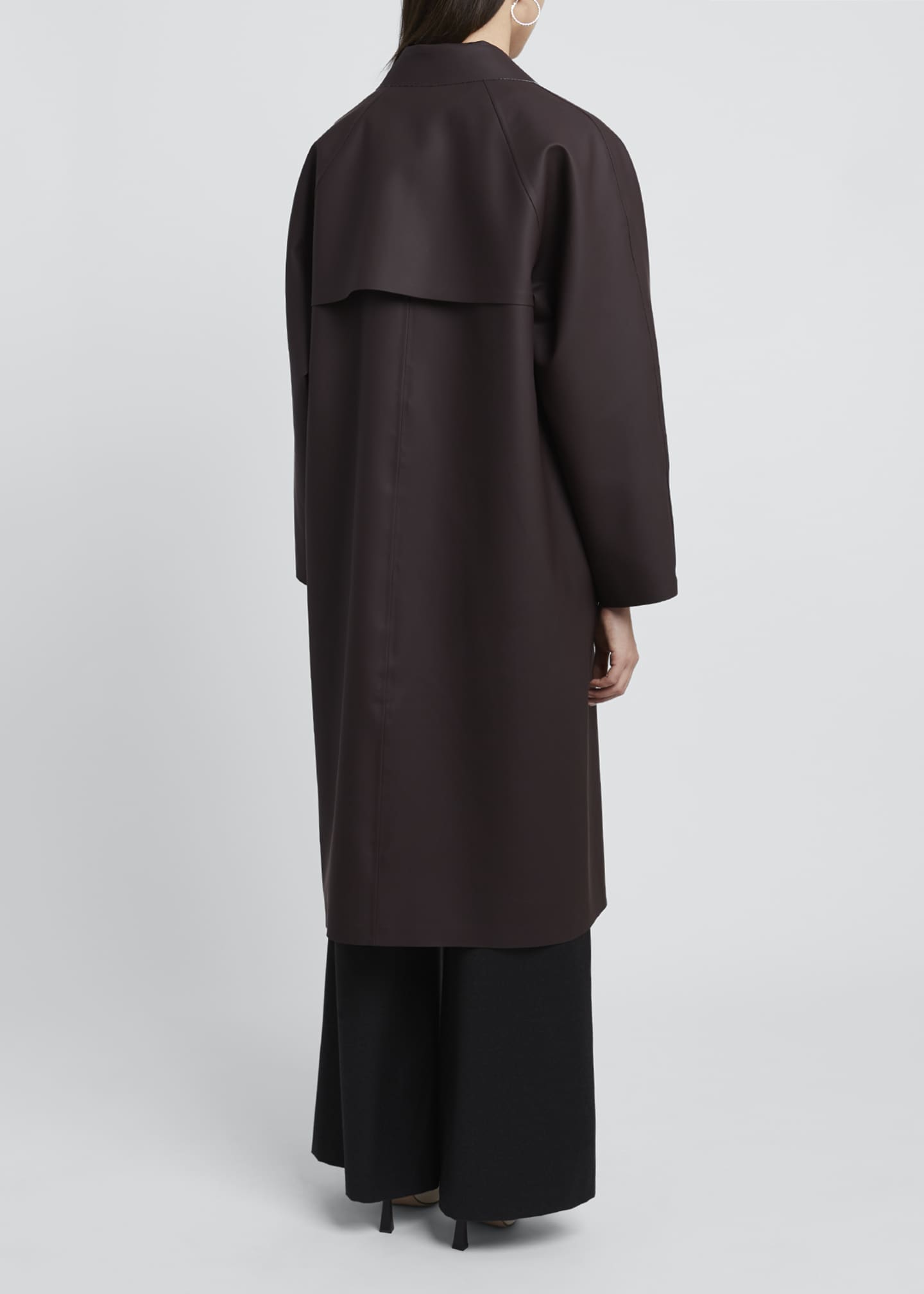 Kassl Original Rubber Coat, Dark Brown - Bergdorf Goodman
