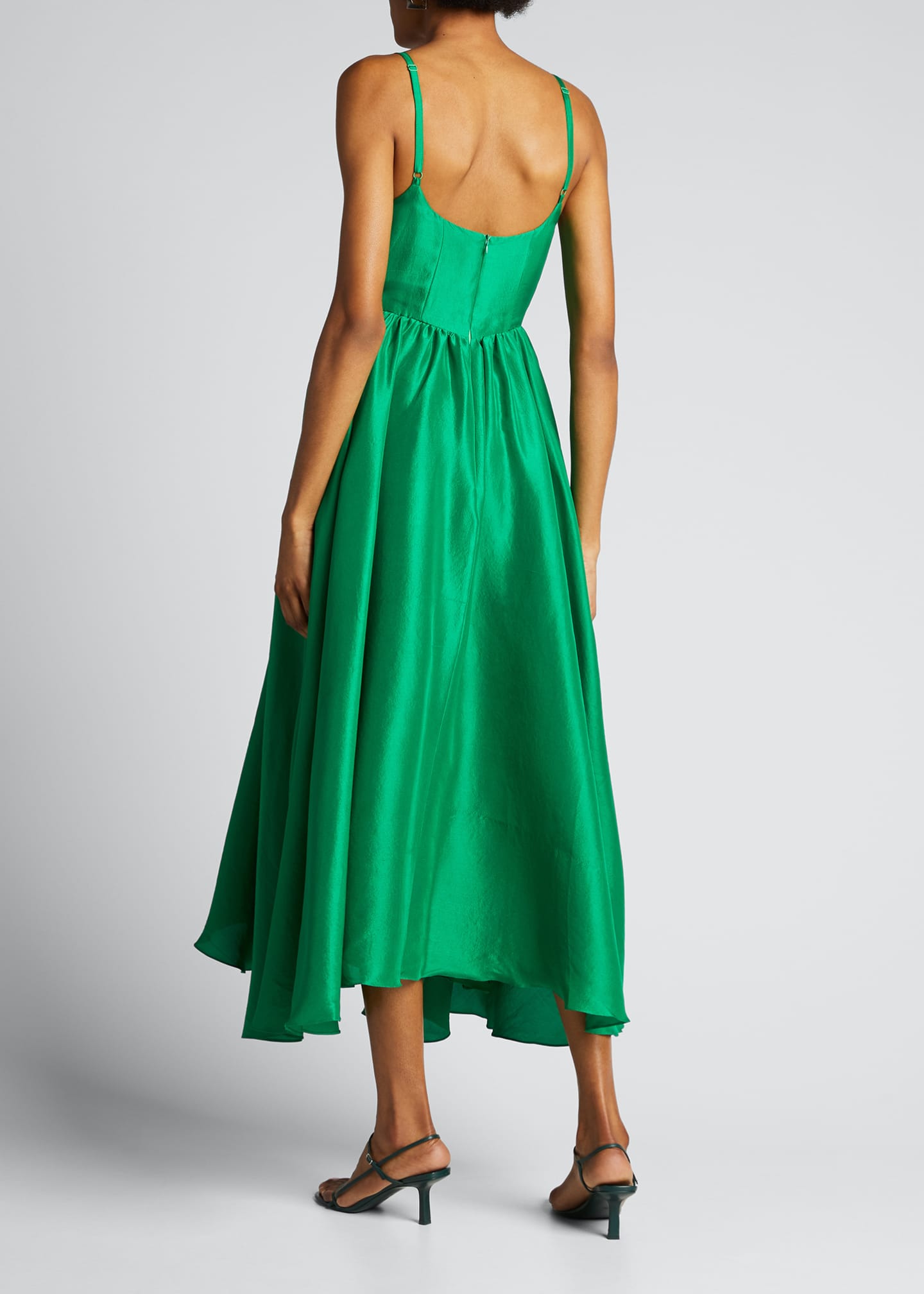 Azeeza Rachel Silk Asymmetric Dress - Bergdorf Goodman