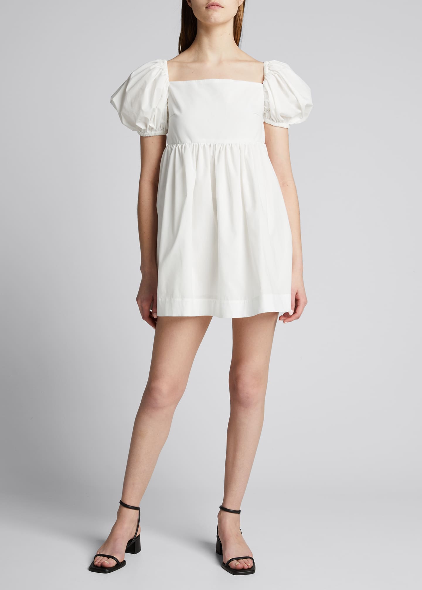 Azeeza Kam Puff-Sleeve Mini Dress - Bergdorf Goodman